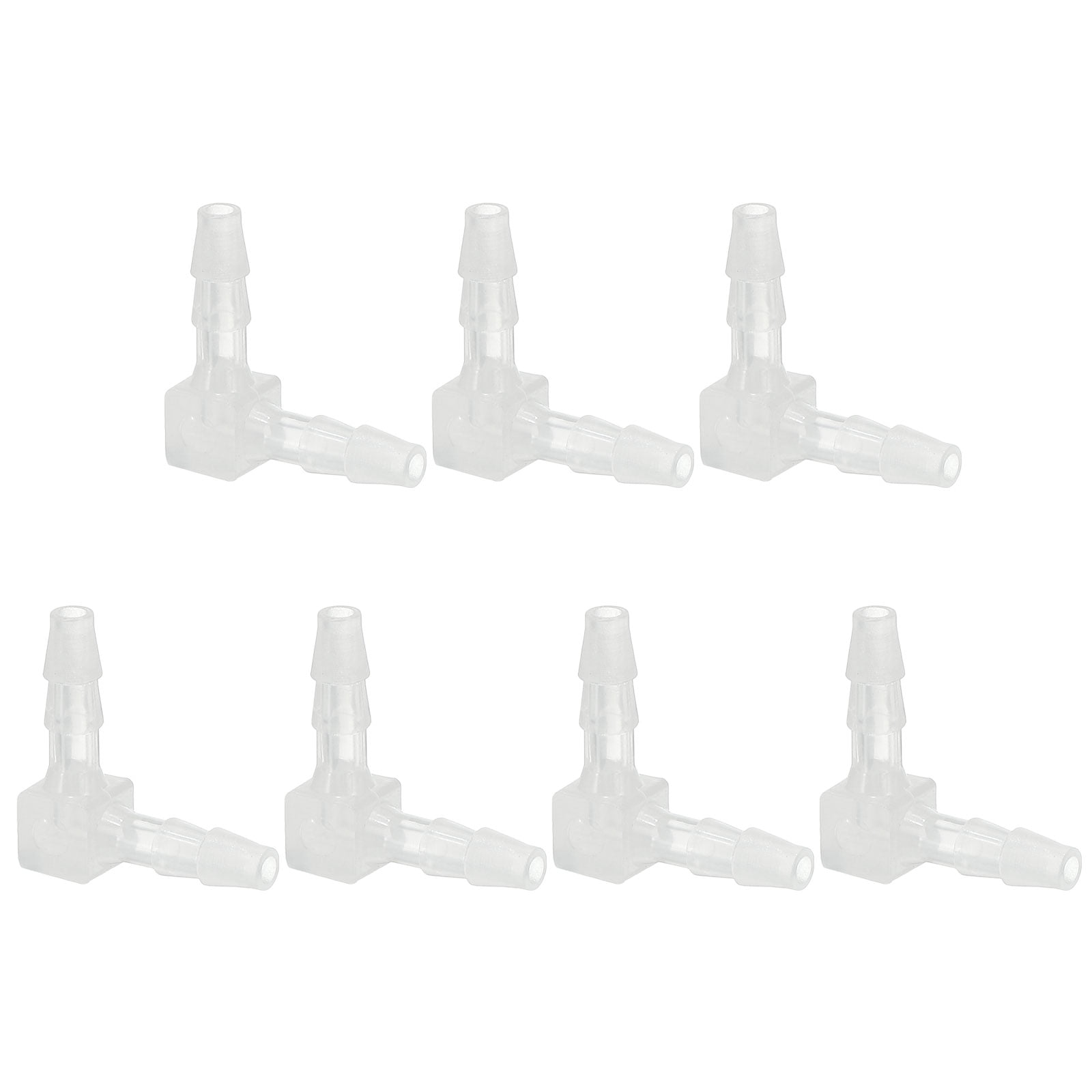 Uxcell 1/8" Plastic Hose Barb 90 Degree Elbow 7 Pack Barb Fittings 2 ...