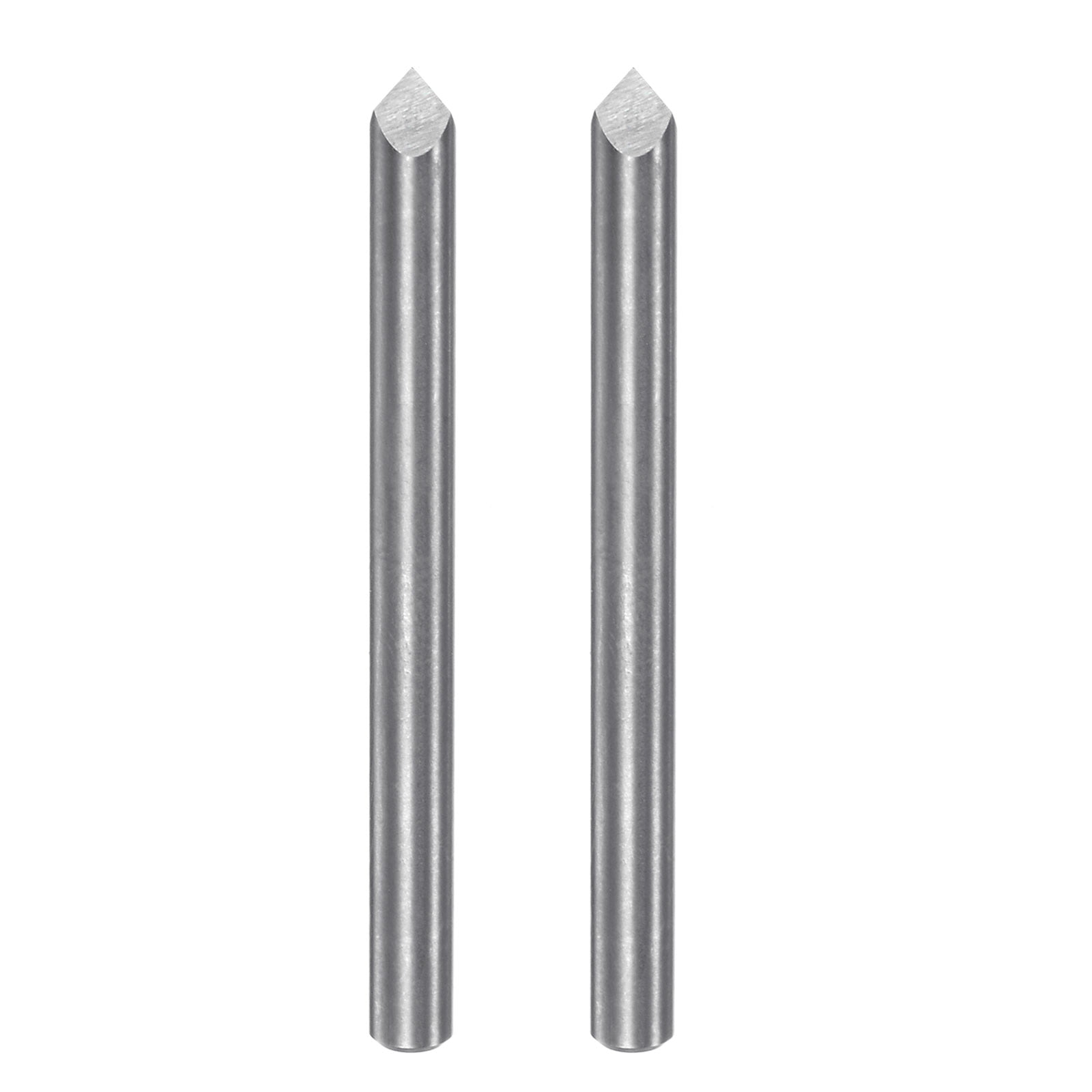 Uxcell 1/8" Shank 0.1mm Tip 90 Degree Carbide Engraving CNC Router Bits ...