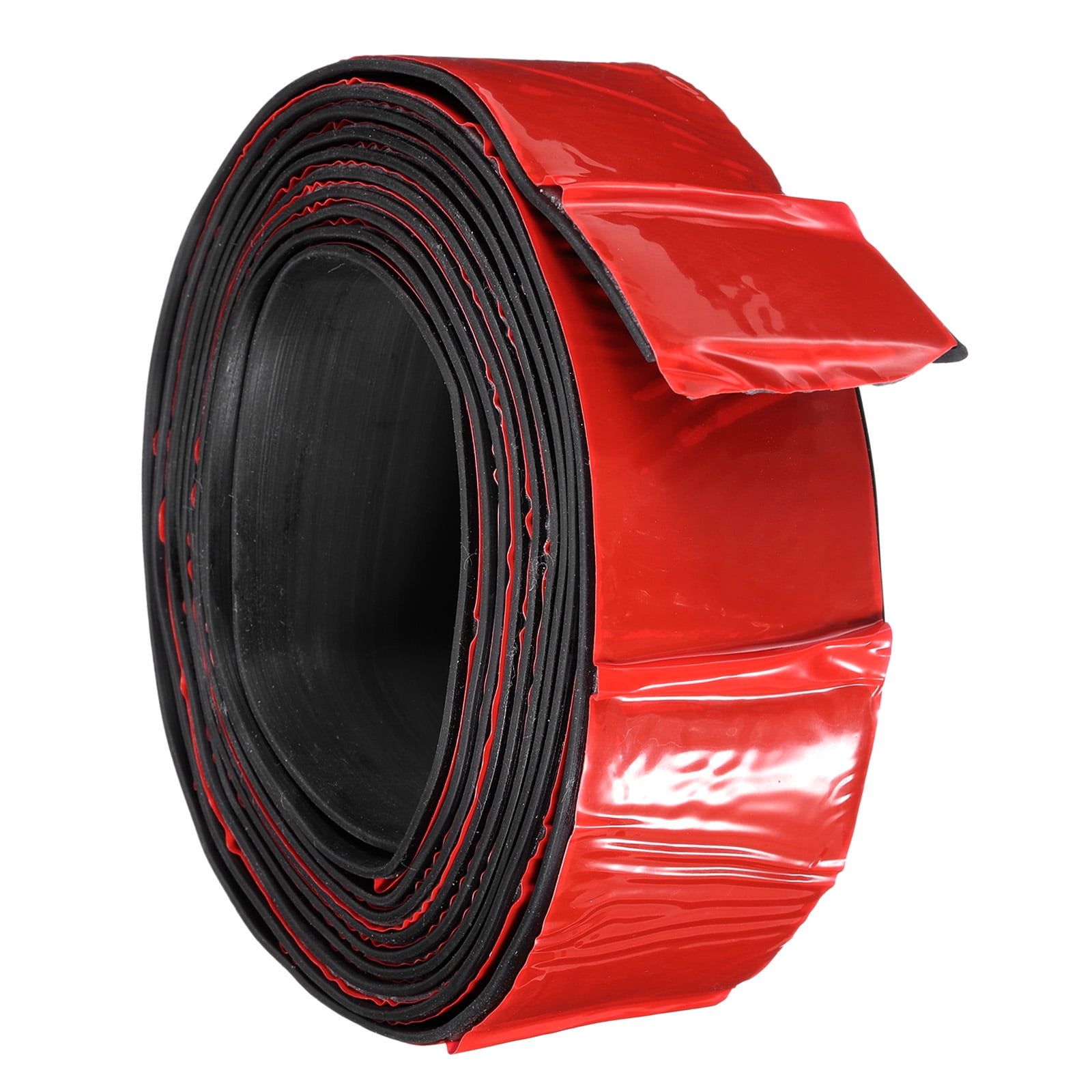 Uxcell 1.8"W x 1/16"T x 10'L Adhesive Rubber Strips Solid Neoprene ...