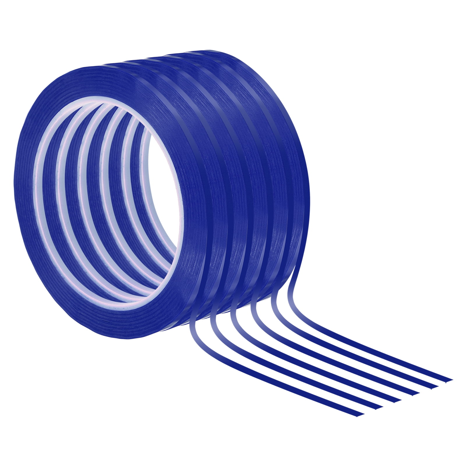 Uxcell 1/8" Whiteboard Tape Thin Dry Erase Tape, Blue, 6 Pack - Walmart.com