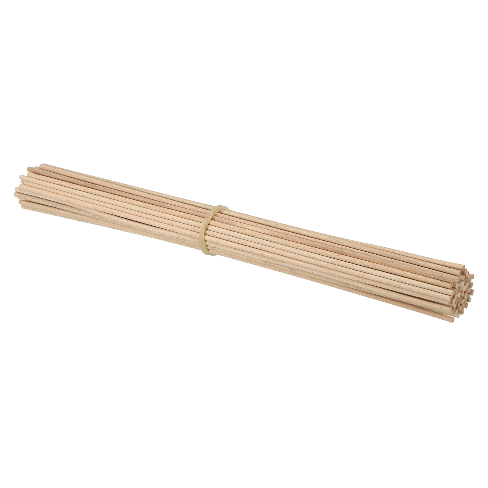 Uxcell 1/8 x 12 Inch Dowel Rods Wood Sticks Unfinished Wooden Dowel ...