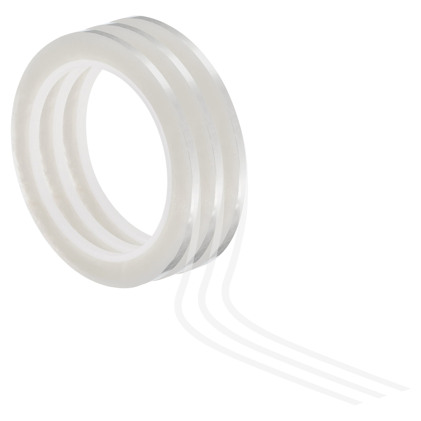 Uxcell 1/8" x 72 Yards Whiteboard Tape 3 Pack Thin Dry Erase Tape ...