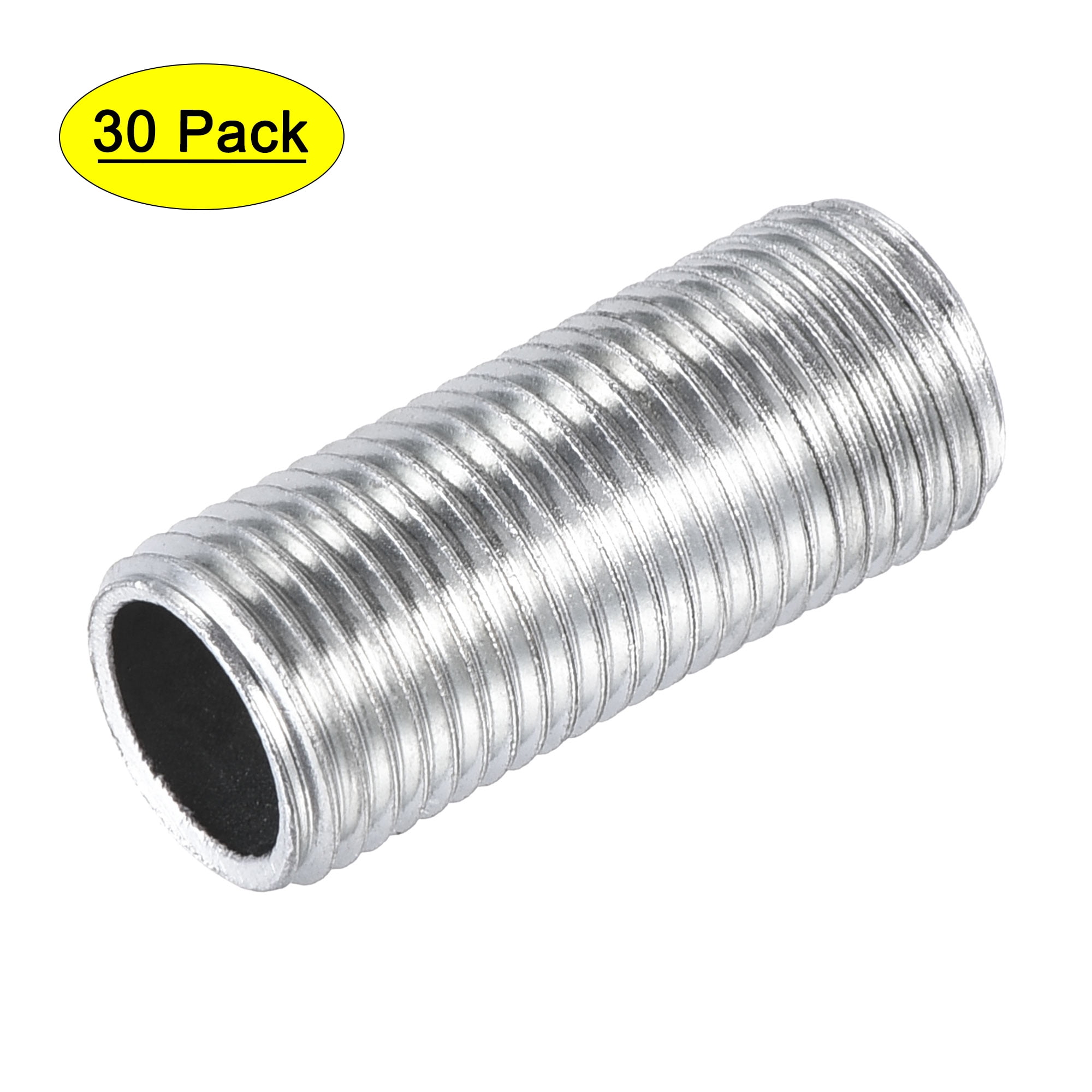 Uxcell 1/8IP All Thread 2cm Long Extension Pipe Coupling Lamp Rod 30 ...