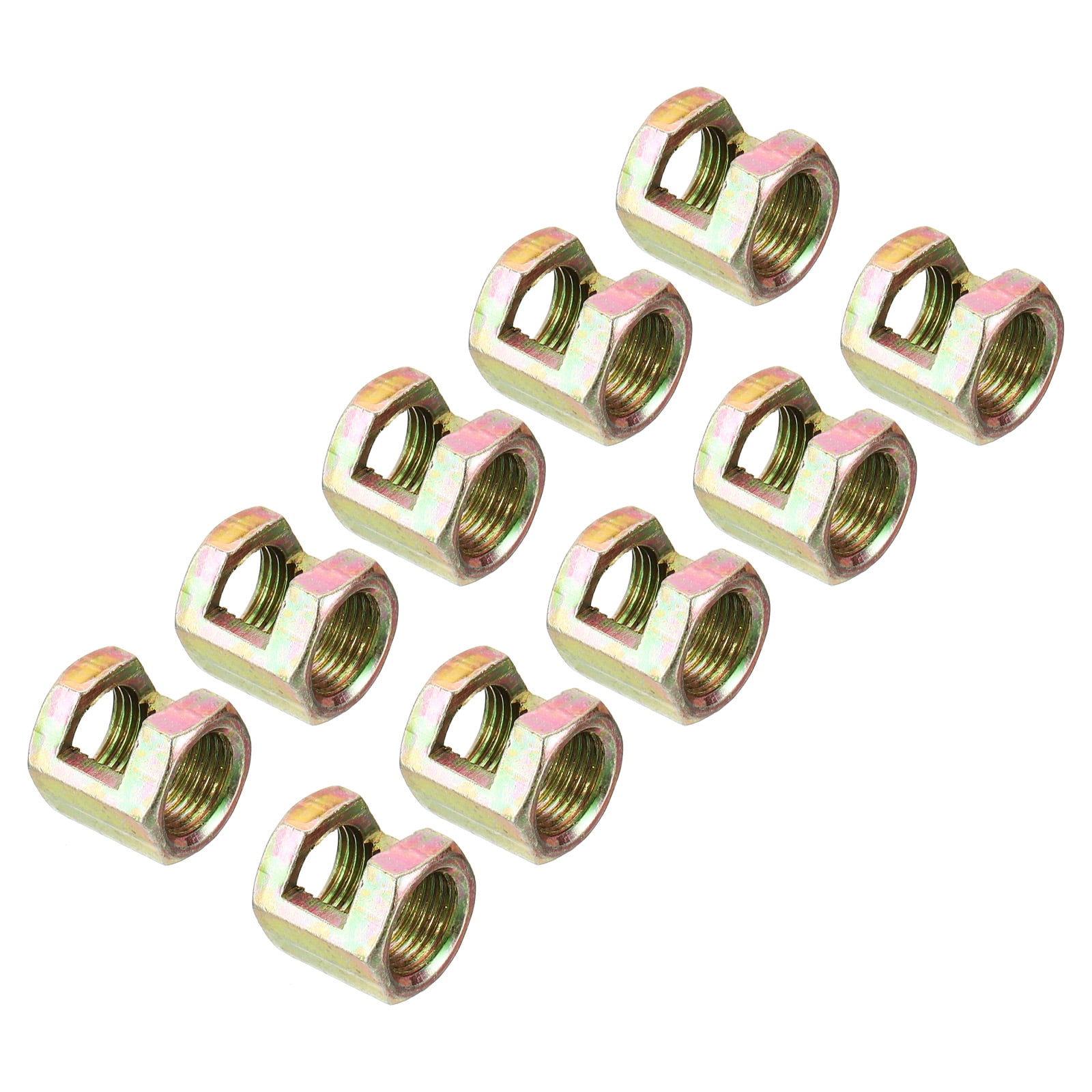 Uxcell 1/8IP Hex Coupling Nut Female Connector 15mm Hexagonal Sleeve ...