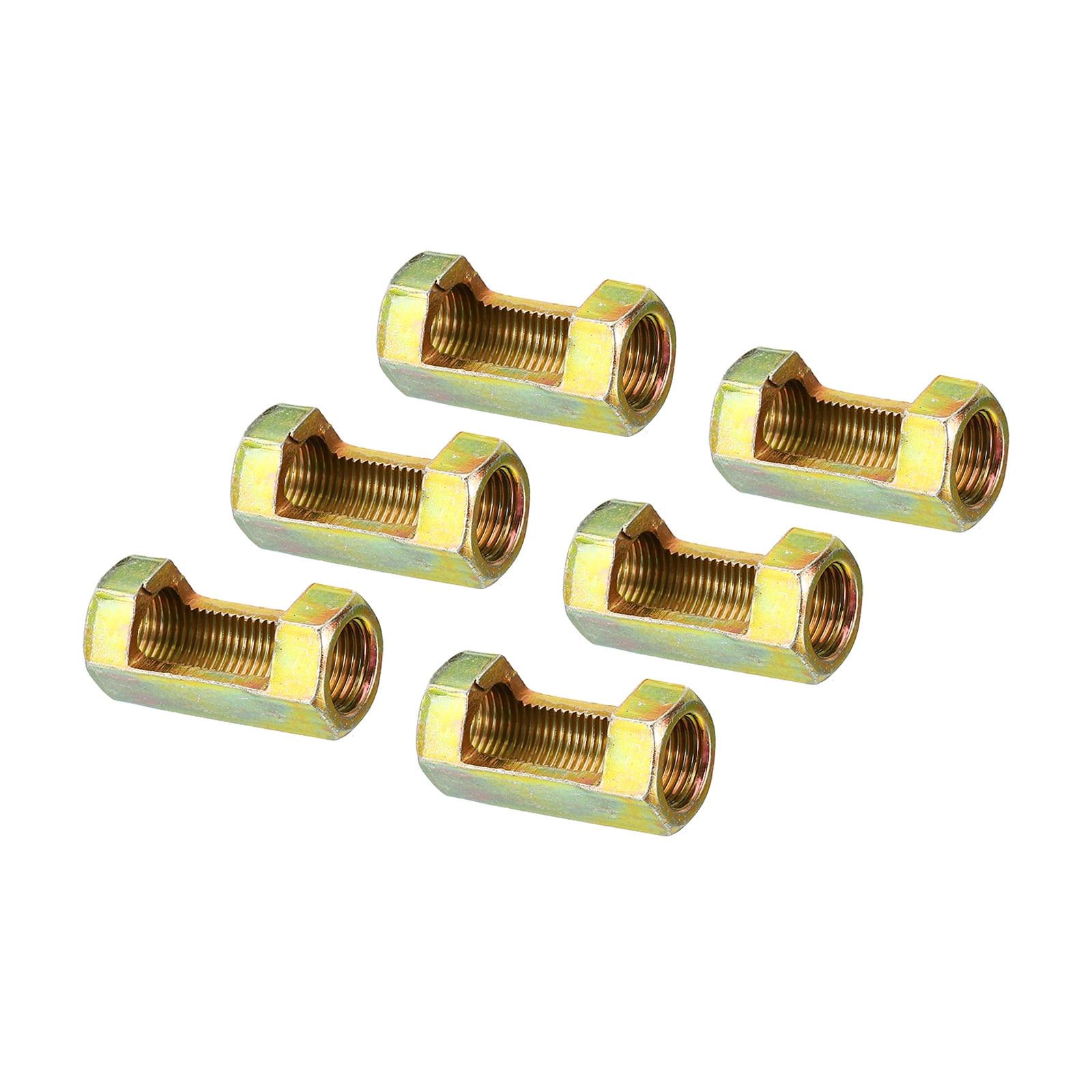 Uxcell 1/8IP Hex Coupling Nut Female Thread Connector 30mm Hexagonal ...