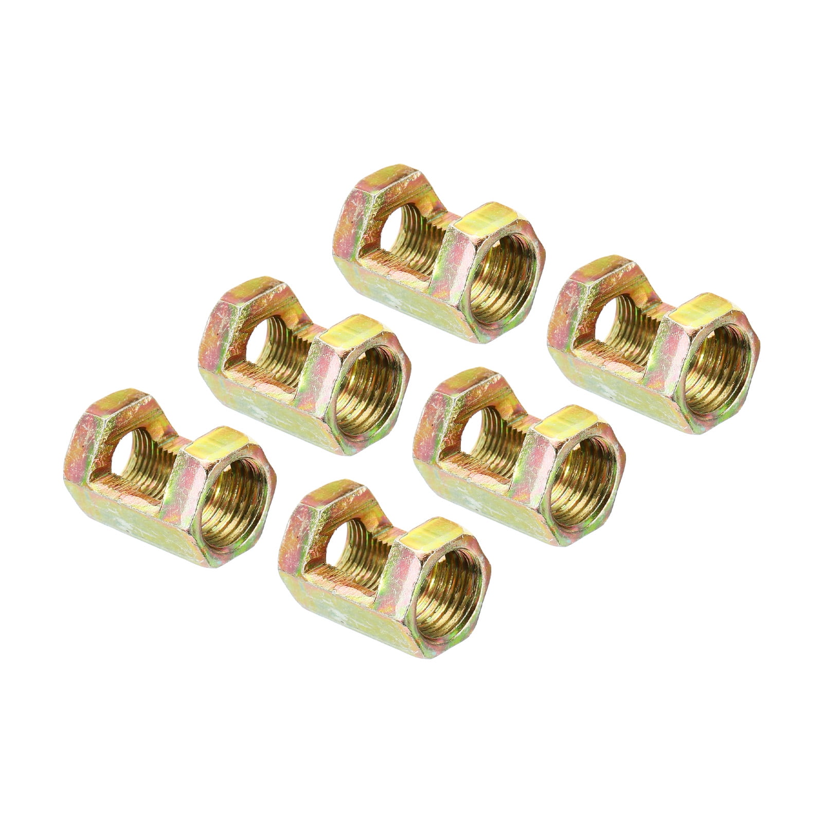 Uxcell 1/8IP to 1/2-18 Hex Coupling Nut Female Thread Connector 25mm ...
