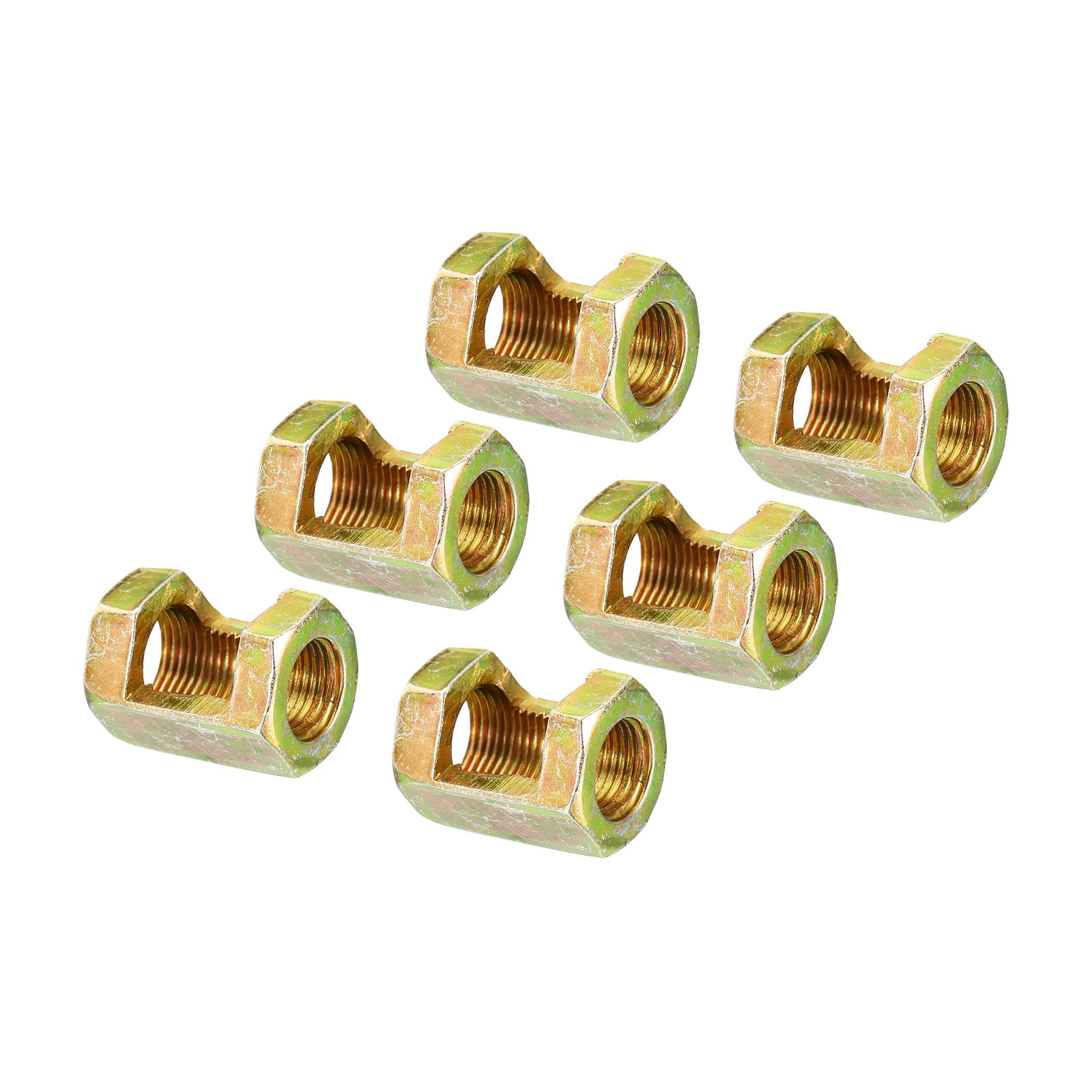 Uxcell 1/8IP to M12x1mm Hex Coupling Nut Female Connector 25mm ...