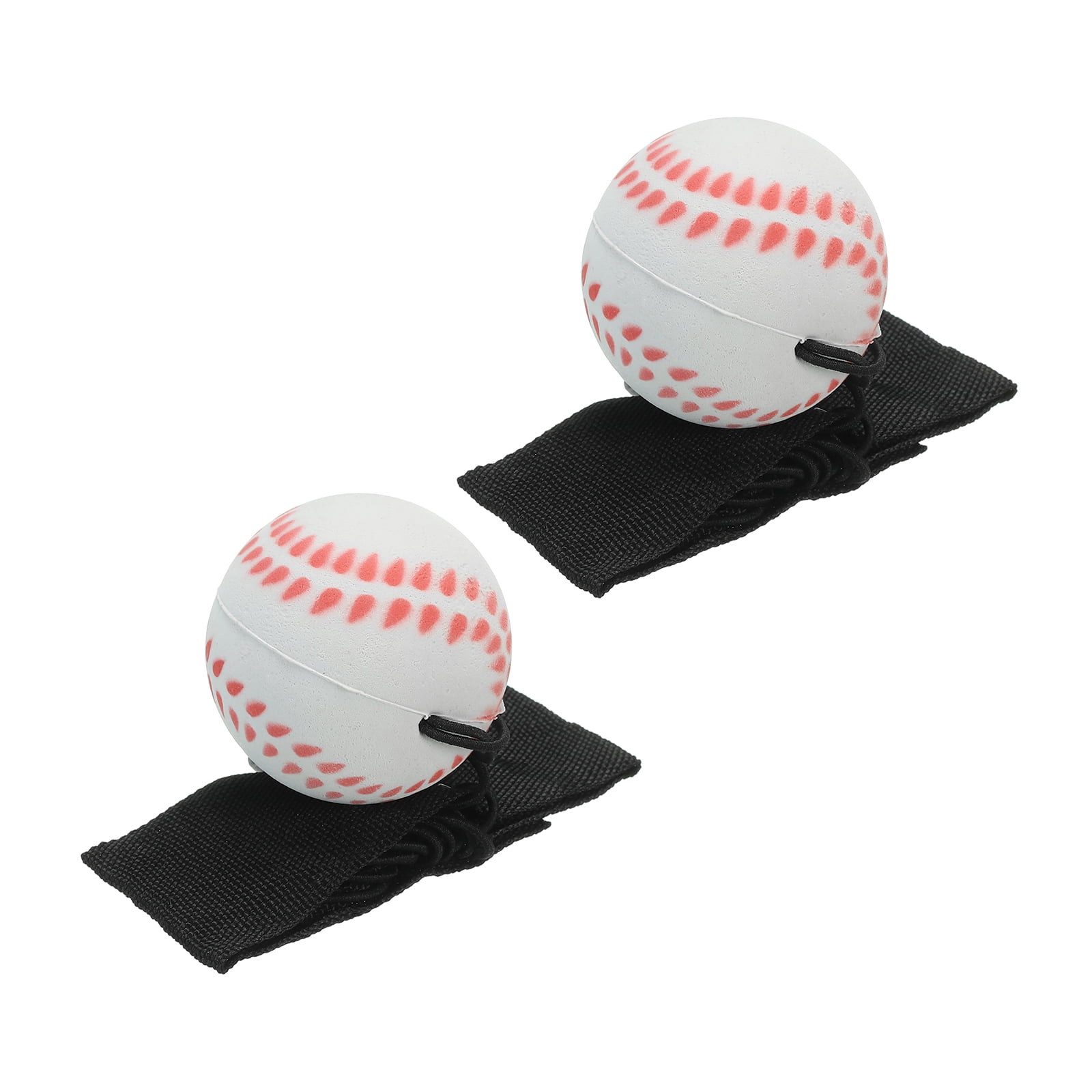 Uxcell 1.9 Inch Sports Wrist Ball, Baseball Rubber Wrist Return Ball ...
