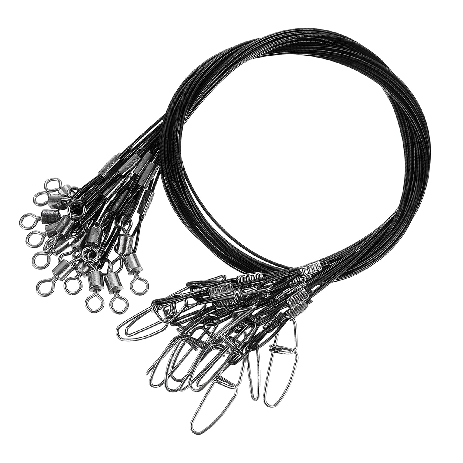 Uxcell 1.97" Fishing Leaders Wire Stainless Steel Fishing Leaders Trace ...