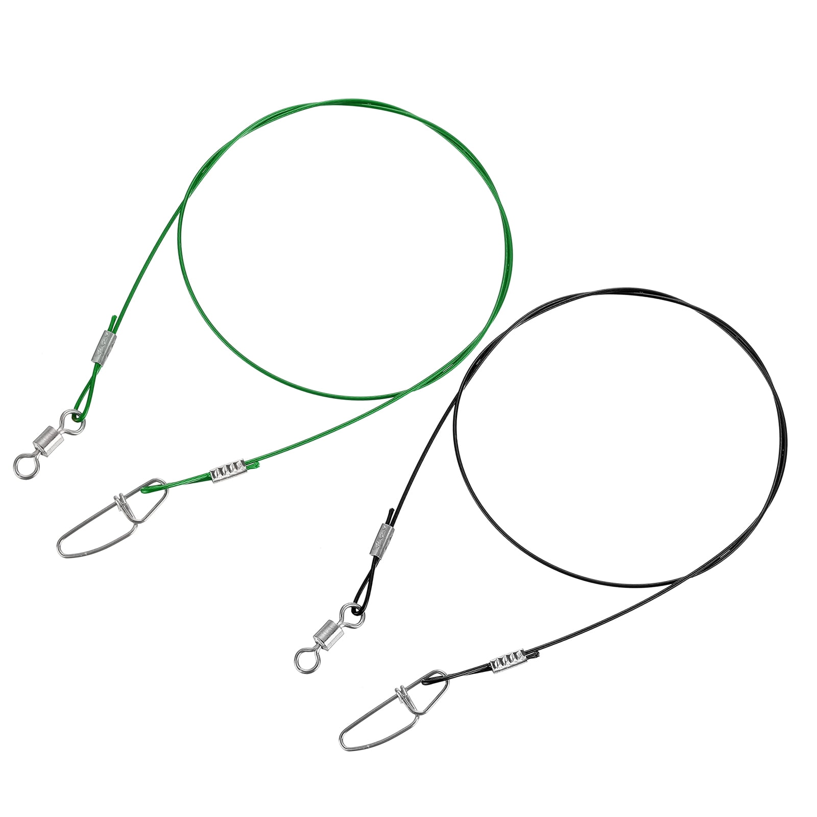 Uxcell 1.97" Fishing Leaders Wire Stainless Steel Fishing Leaders Trace ...