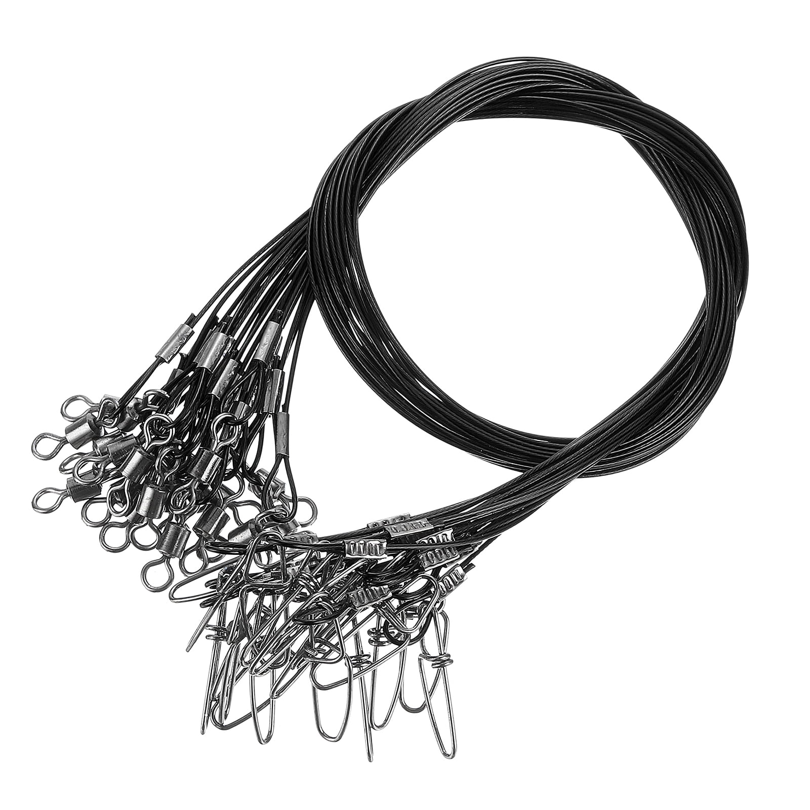 Uxcell 1.97" Fishing Leaders Wire Stainless Steel Fishing Leaders Trace ...