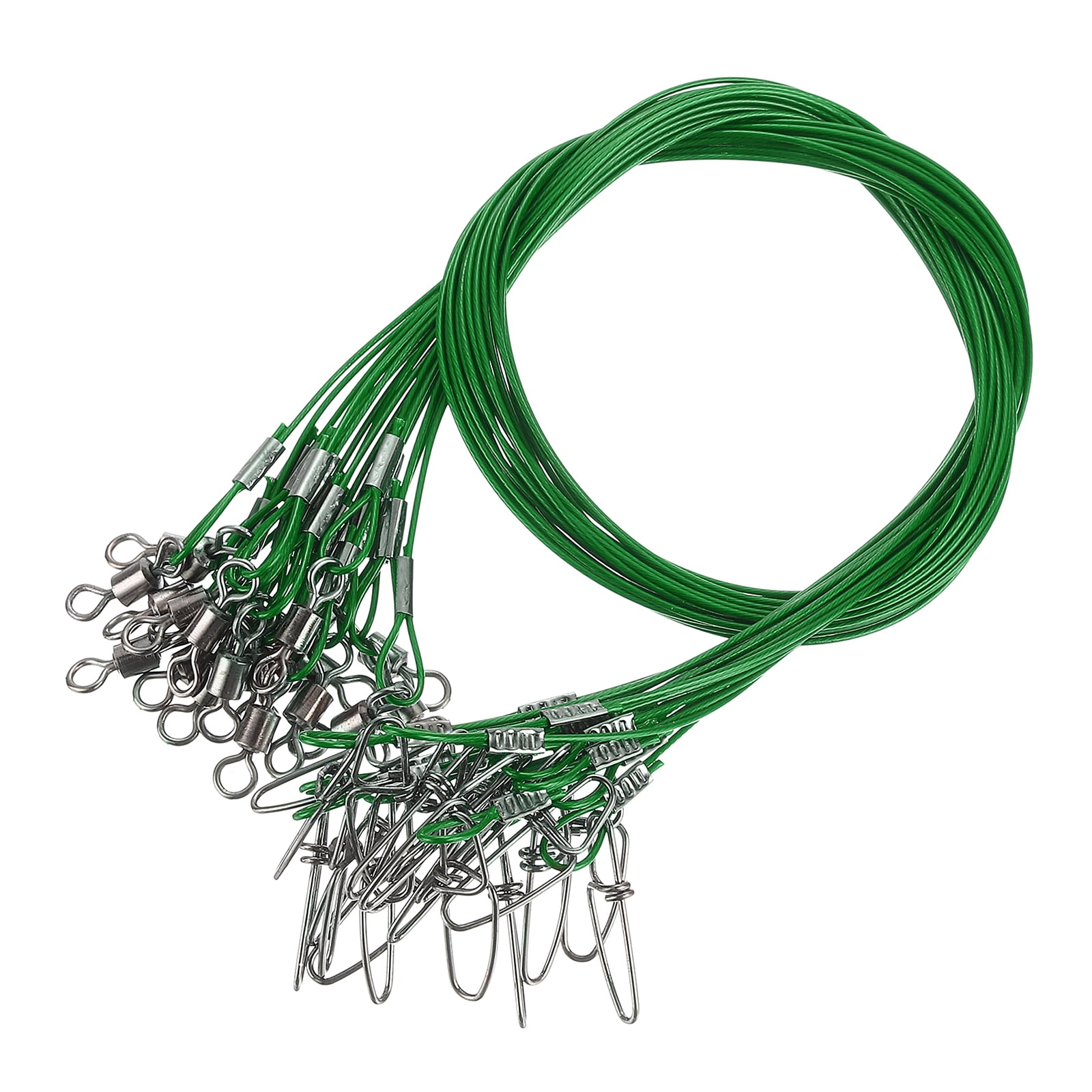 Uxcell 1.97" Fishing Leaders Wire Stainless Steel Fishing Leaders Trace ...