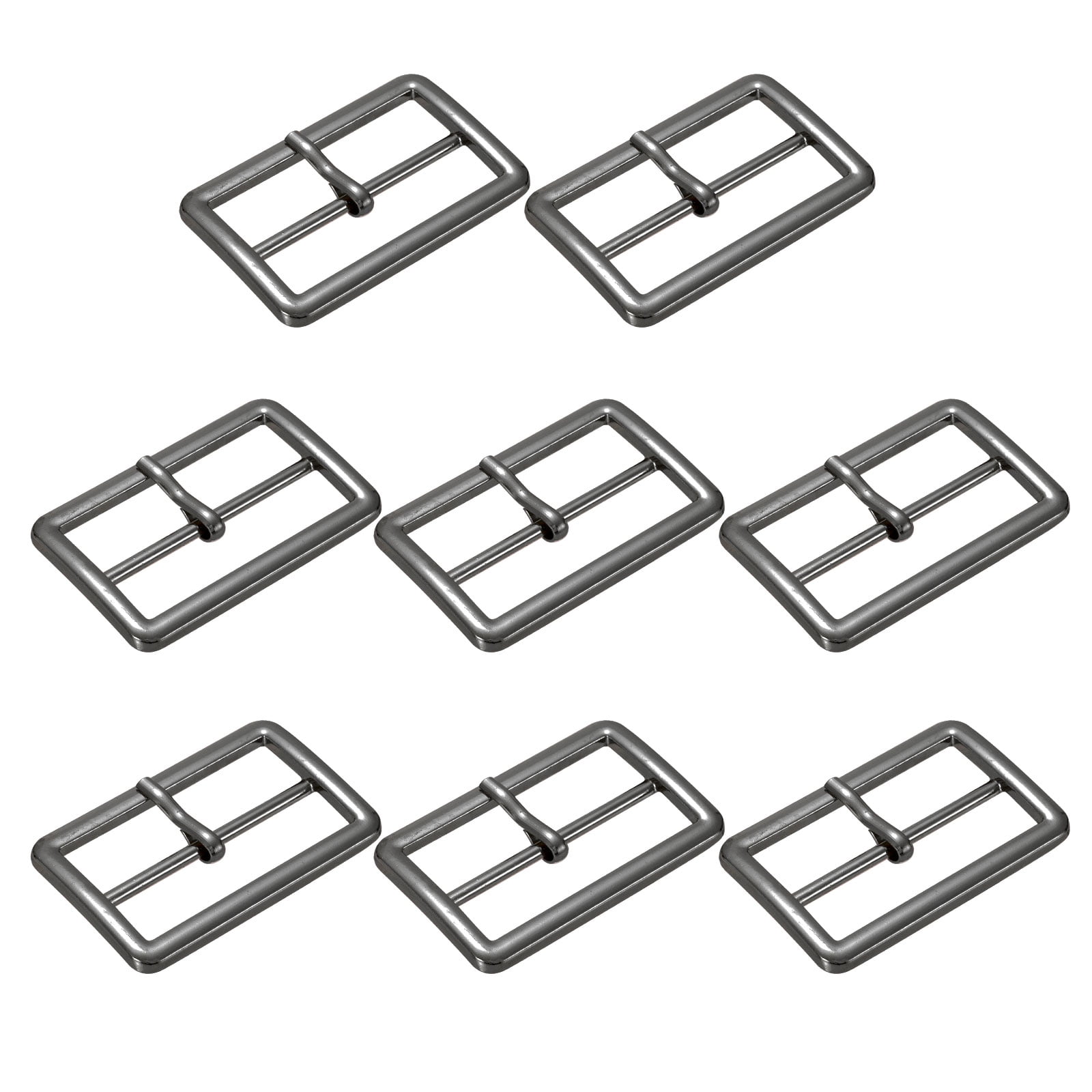 Uxcell 1.97 IN(50mm) Metal Single Prong Buckle [8Pcs] - Webbing Belts ...
