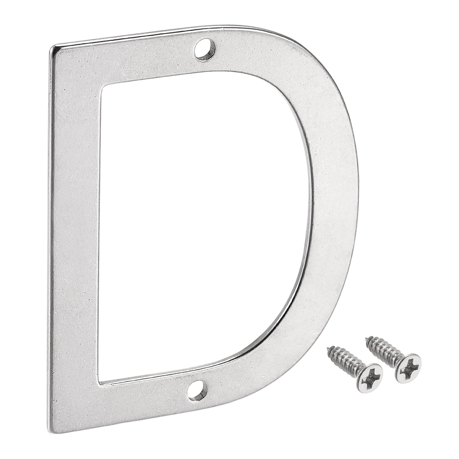 Uxcell 1.97 Inch Stainless Steel House Letter D for Mailbox Hotel ...