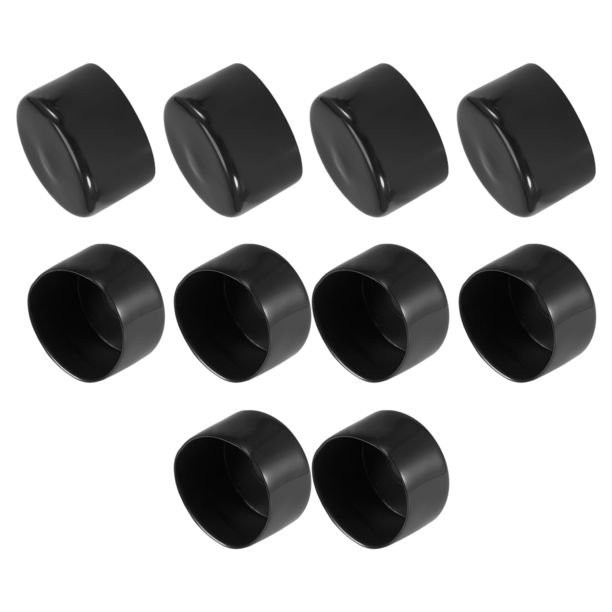 Uxcell 1.97'' Screw Thread Protectors Rubber Vinyl End Caps Rubber ...