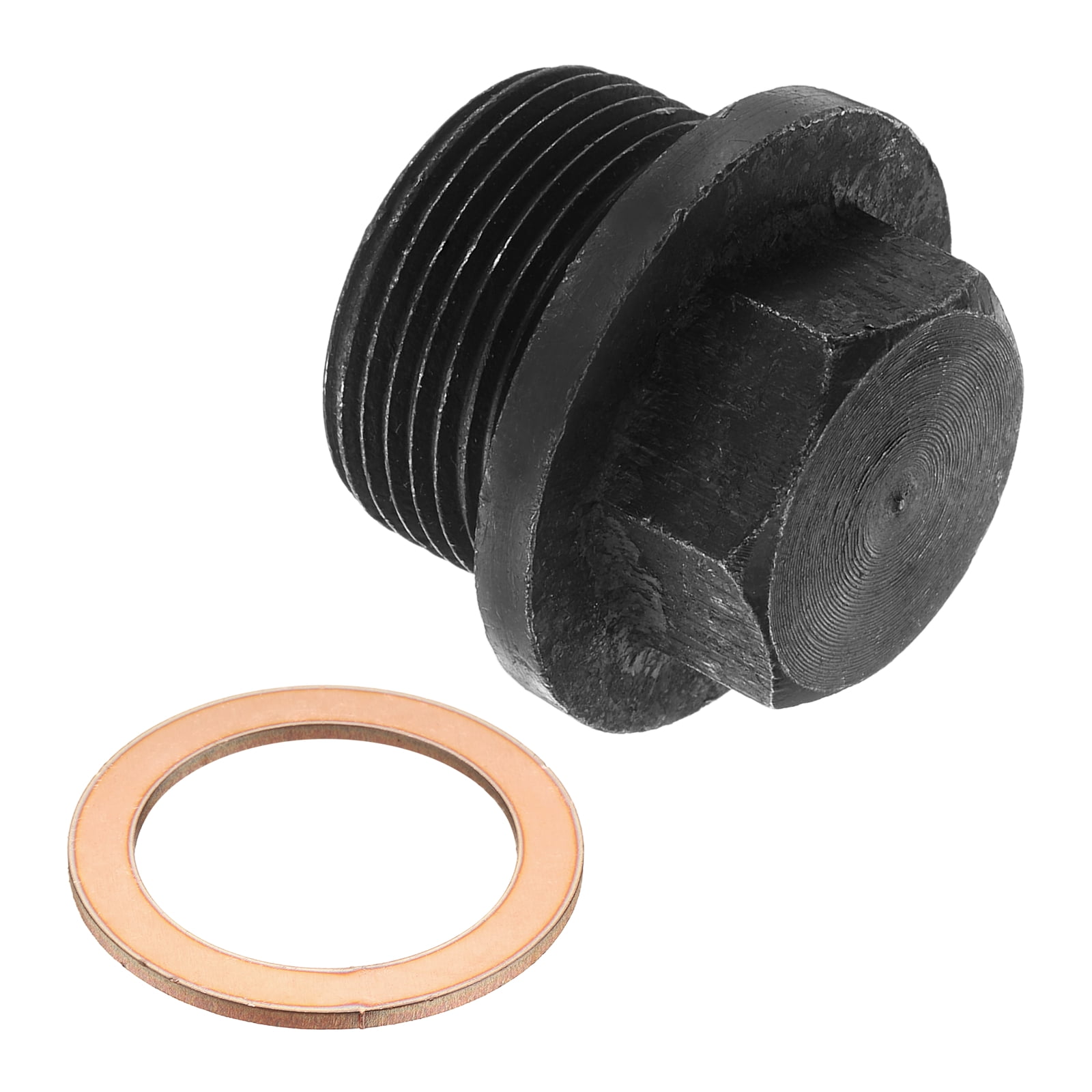 Uxcell 1" BSP Male Outer Hex Head Plug, Thread Socket Outer Hex Head ...
