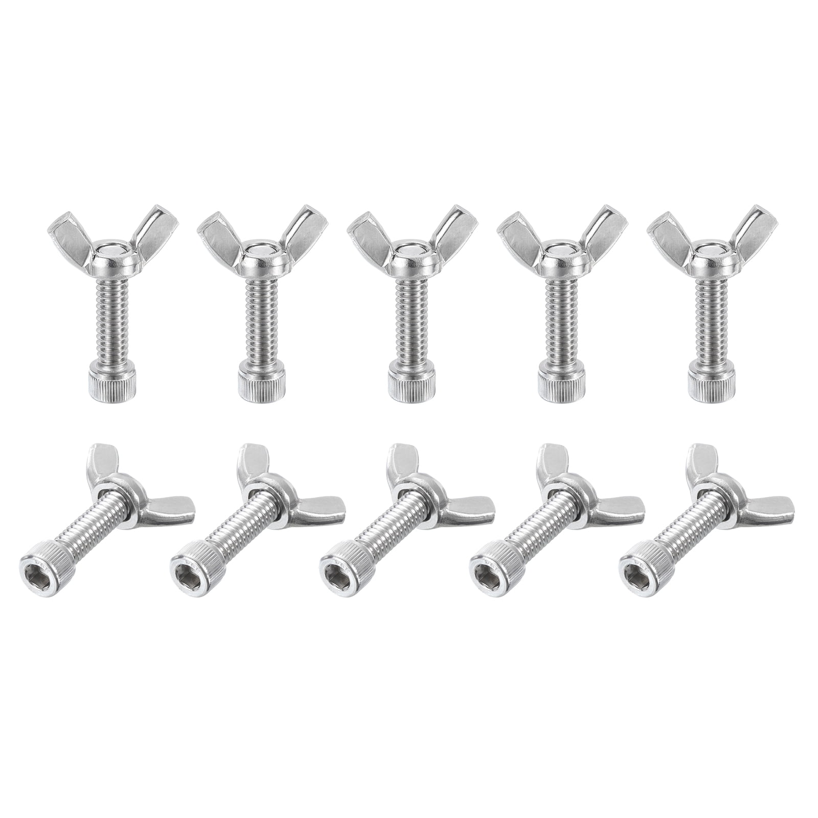 Uxcell 1" Bat Pins, 10 Sets 304 Stainless Steel Pottery Pins Fits ...
