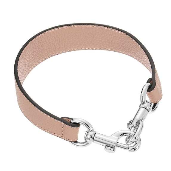 Uxcell 1 Count PU Leather Short Bag Strap with Clasp Pink, Silver ...
