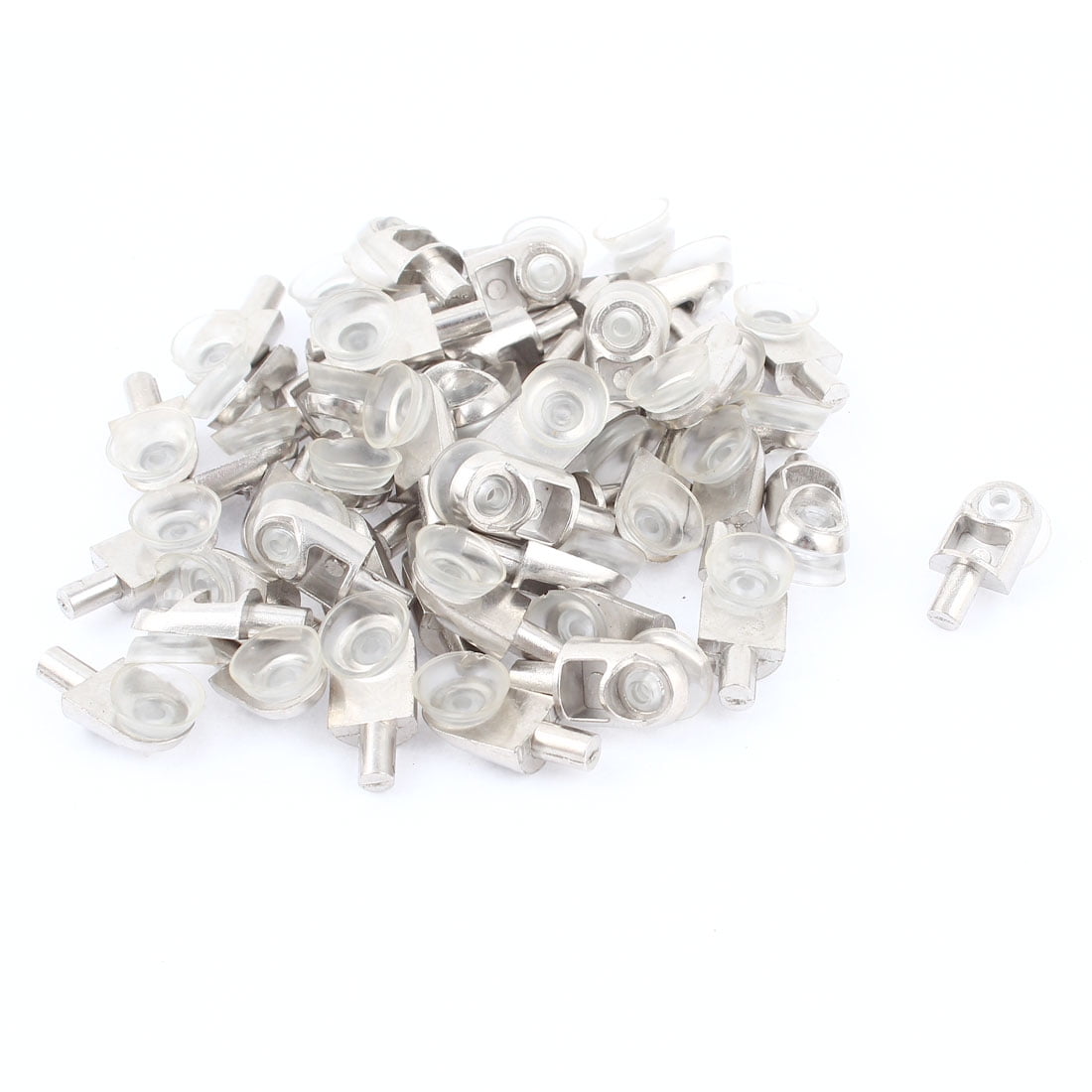 Uxcell 1" Glass Suction Cup Shelf Suppot Pins Peg, 50 Pack - Walmart.com
