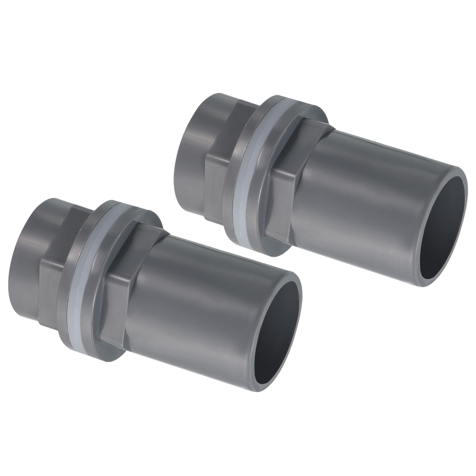 Uxcell 1" ID PVC Water Tank Pipe Fitting Straight Tube Adapter ...
