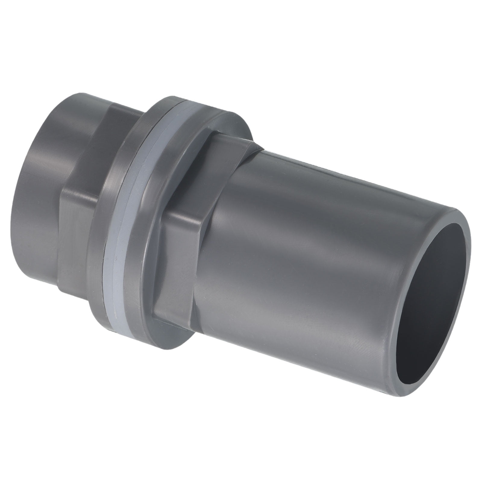 Uxcell ID Water Tank Pipe Fitting Straight Tube Adapter Connector, Grey ...