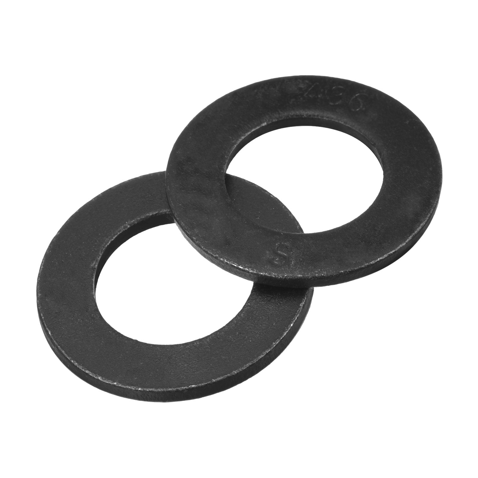 Uxcell 1-Inch Flat Washer, Alloy Steel, Black Oxide Finish, Smooth ...