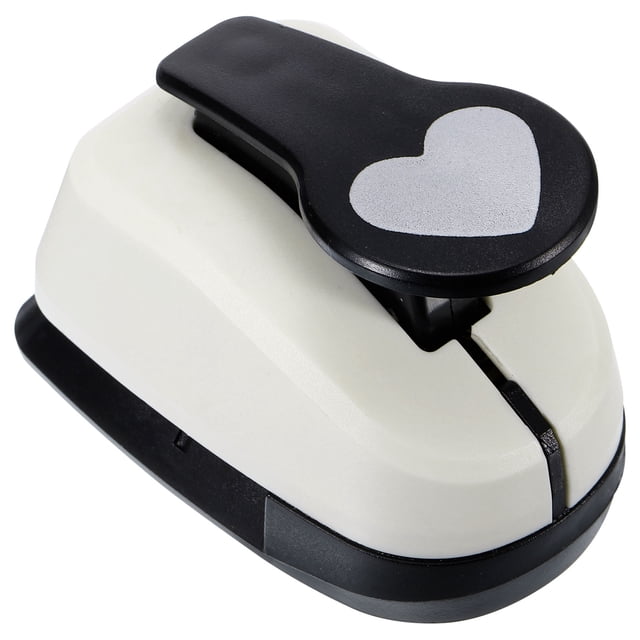 Uxcell 1 Inch Heart Punch, Heart Hole Paper Punch Hole Puncher Shape ...