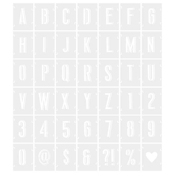 Letter Stencils 1 Inch