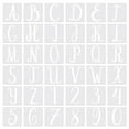 Uxcell 1 Inch Letter Stencils Number Stencils, 36 Pack Reusable ...