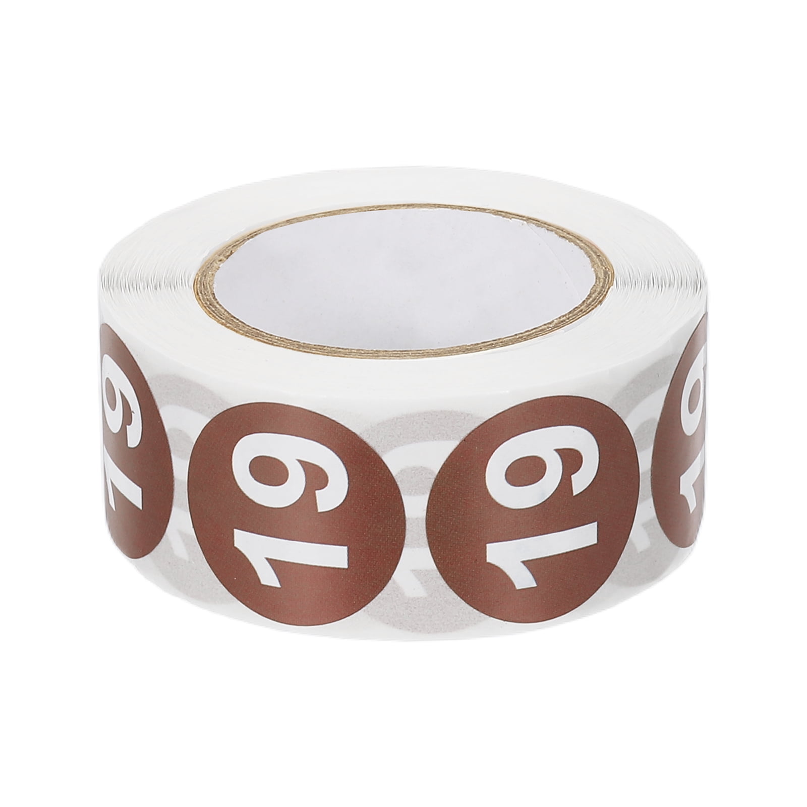 Uxcell 1 Inch Number 12 Stickers, 500 Labels Circle Dot Stickers ...