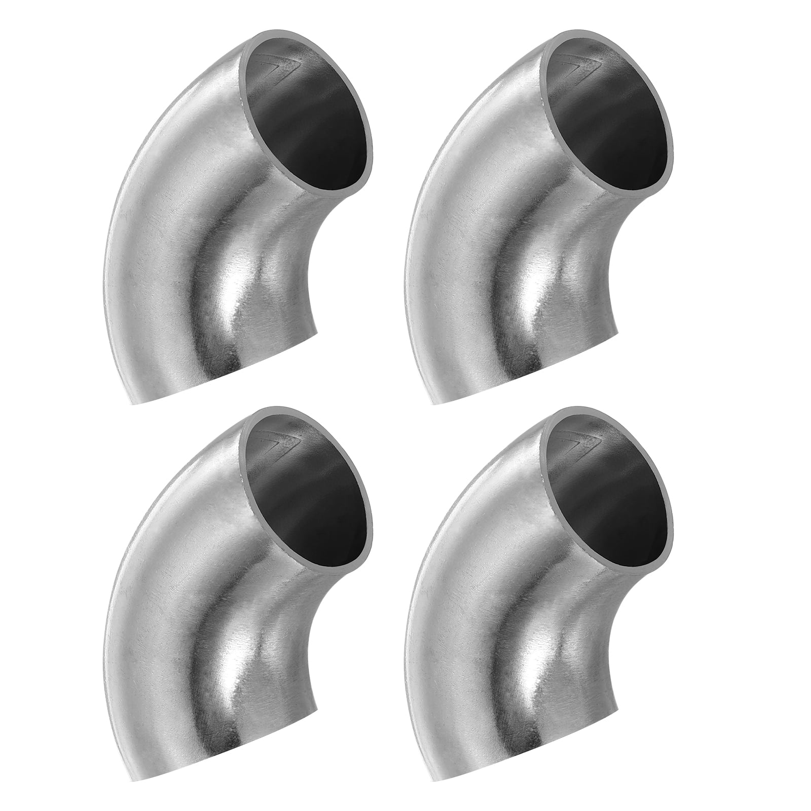 Uxcell 1 Inch OD 304 Stainless Steel Butt, 4 Pack 90 Degree Elbow Pipe ...