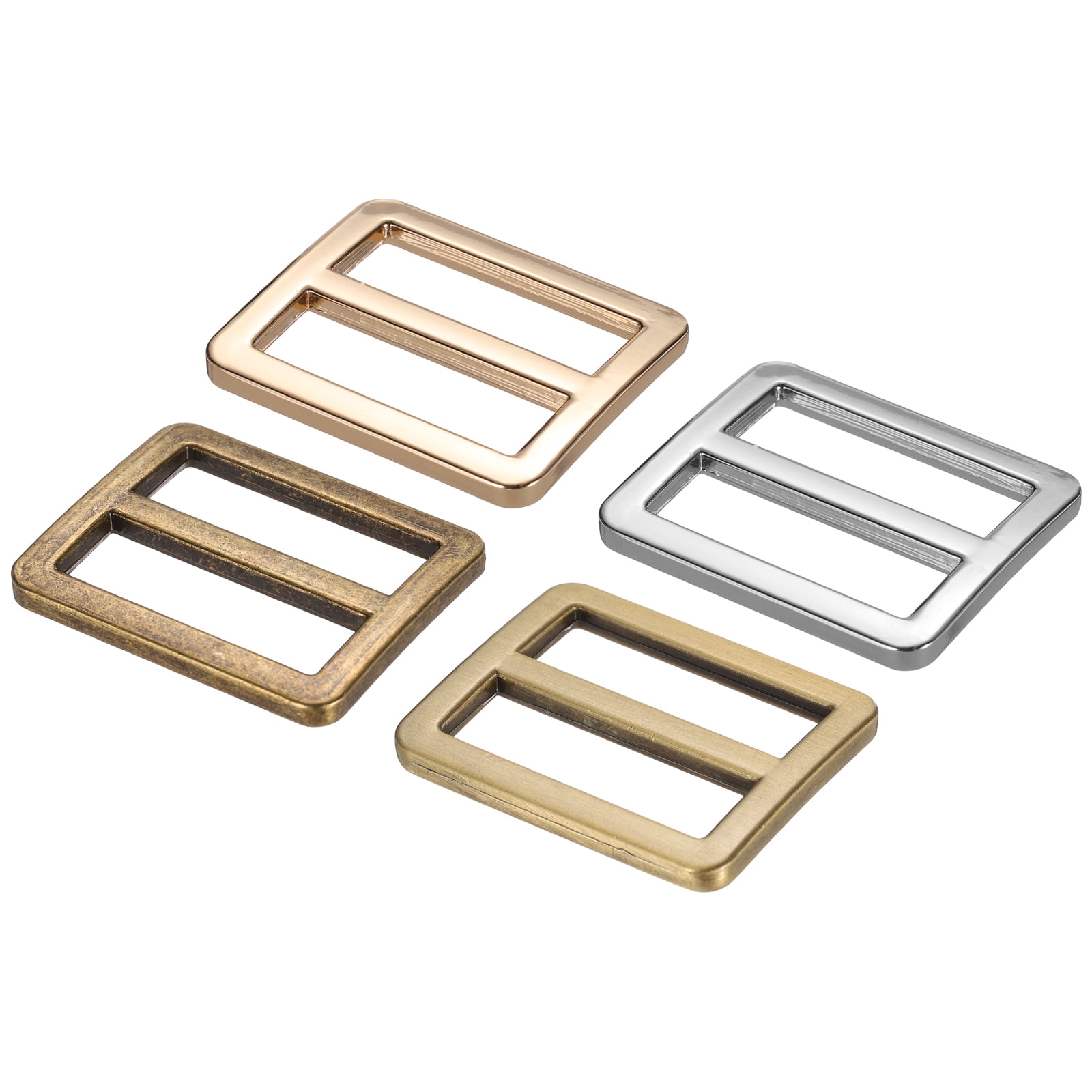 Uxcell 1 Inch Tri-Glide Slide Buttons, 20 Pack Buckle Webbing Strap ...
