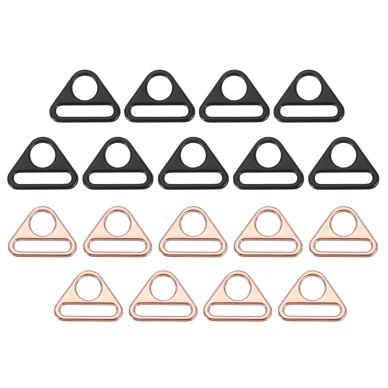 Uxcell Triangle Buckle Adjuster, Triangle D Ring Metal Buckles with Bar ...