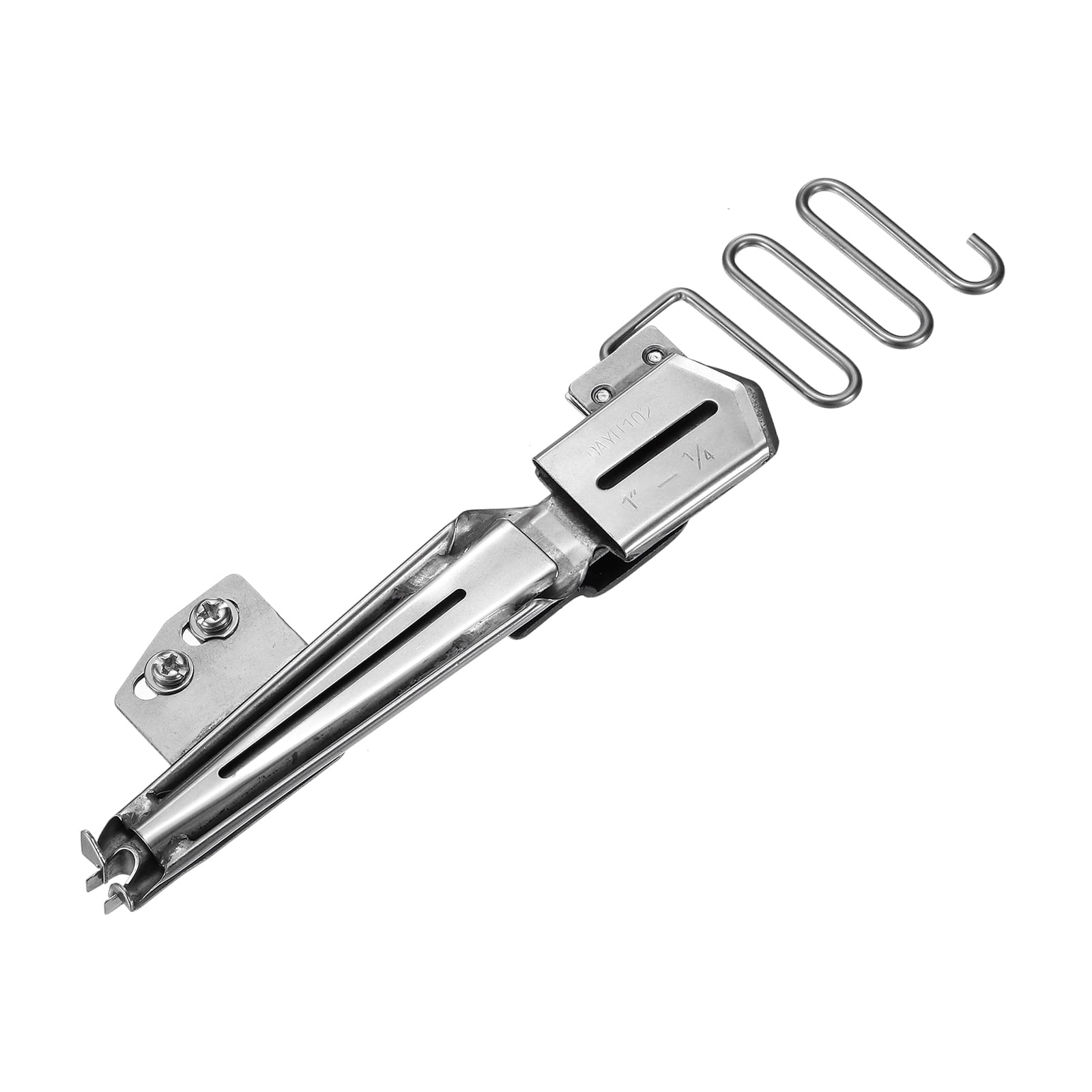 Uxcell 1" Inlet 1/4" Outlet Sewing Machine Folder Binding Attachment ...