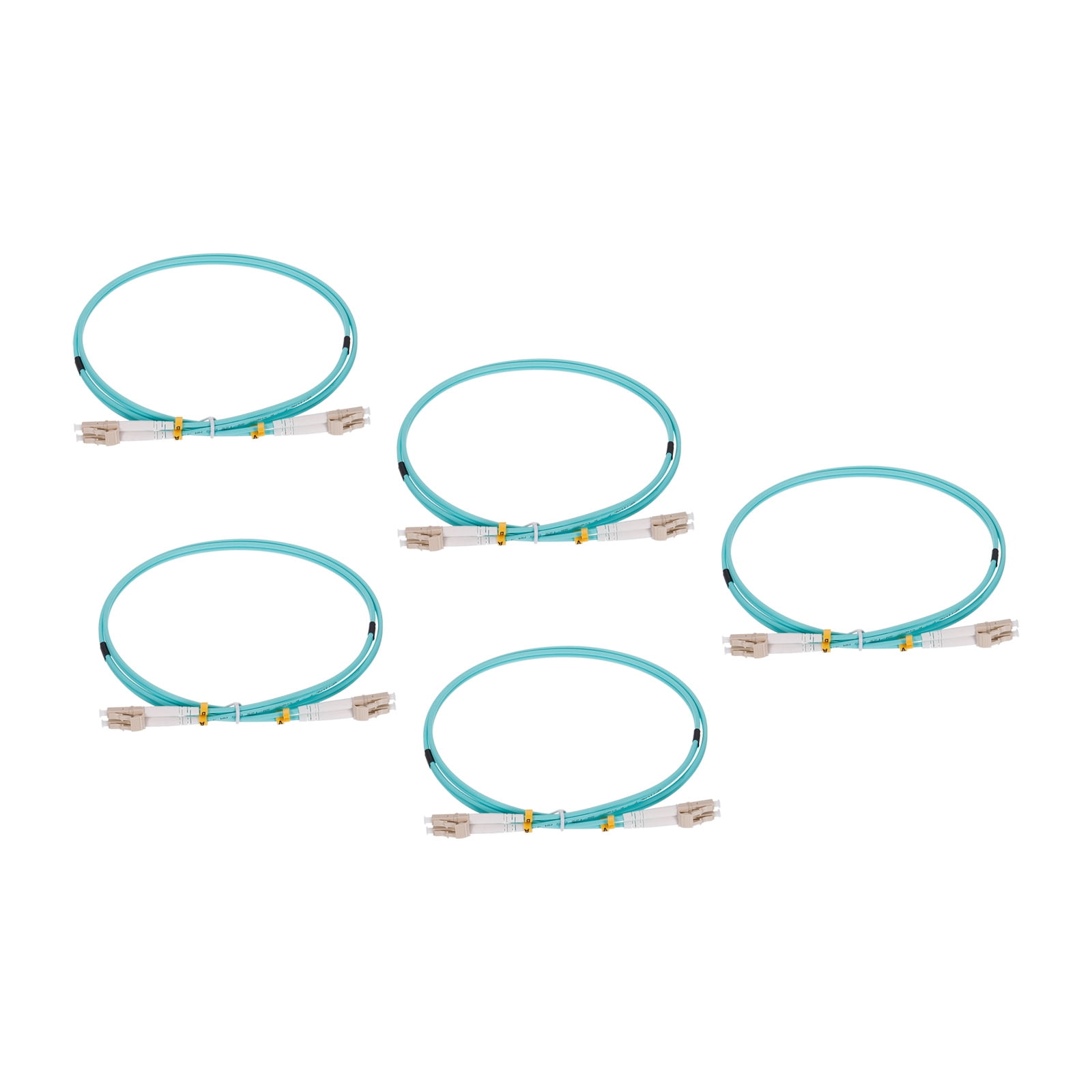 Uxcell 1 Meter 3.2Ft Fiber Patch Cable Multimode Duplex LC-LC OM3 LSZH ...