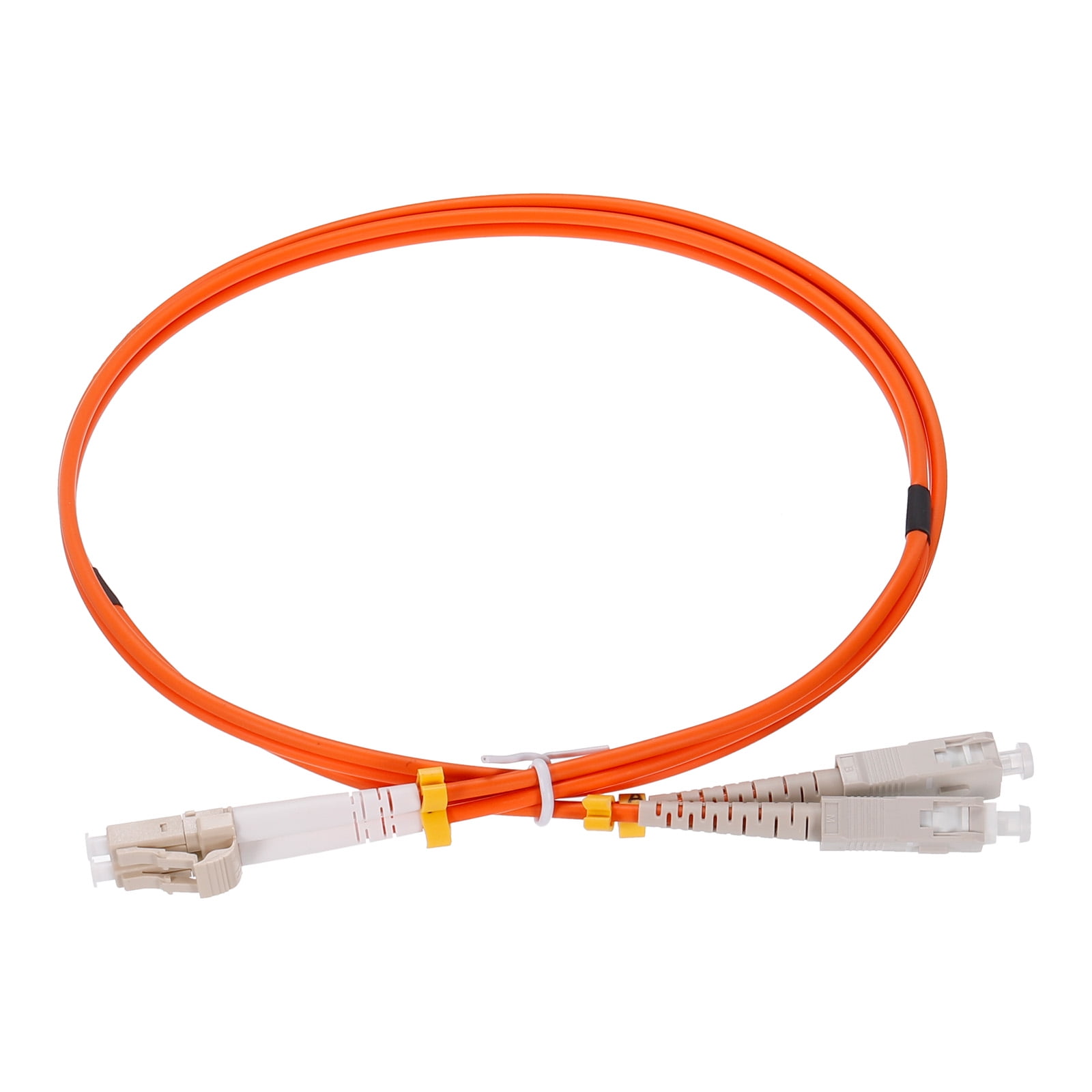 Uxcell 1 Meter 3.2Ft Fiber Patch Cable Multimode Duplex LC-SC OM2 LSZH ...
