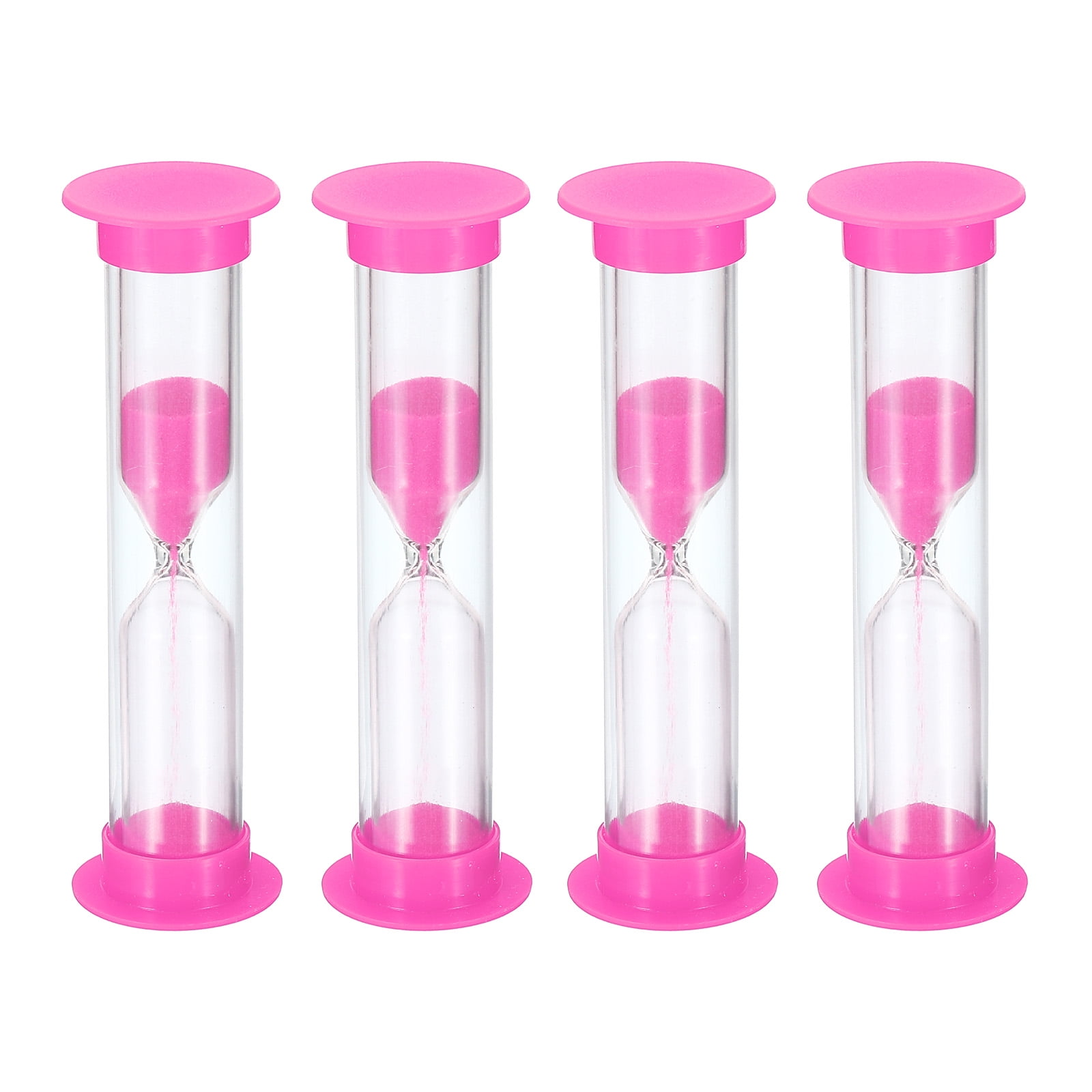 Uxcell 1 Minute Sand Timer, 4pack Small Sandy Clock, Count Down Sand ...