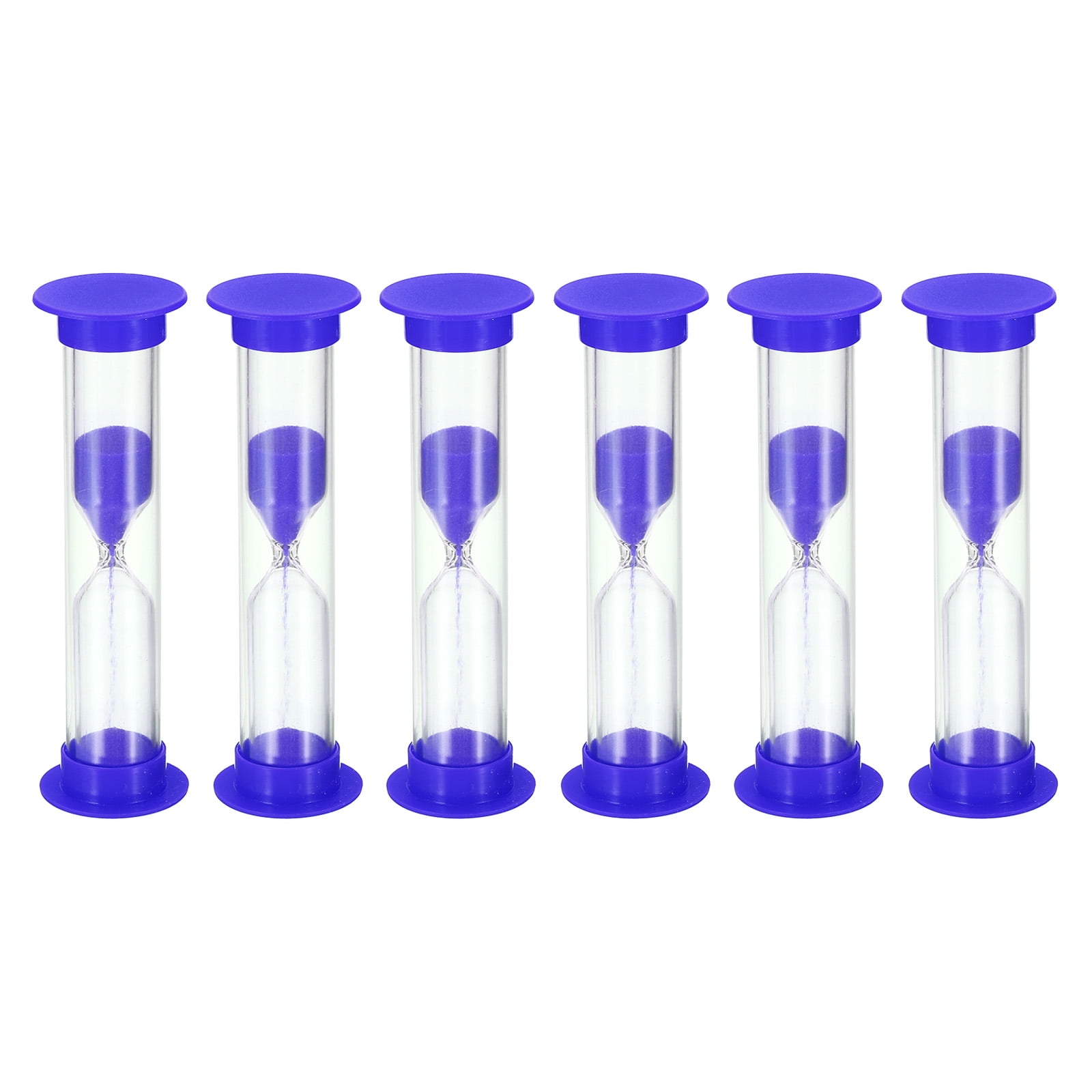 Uxcell 1 Minute Sand Timer, 6pack Small Sandy Clock, Count Down Sand ...