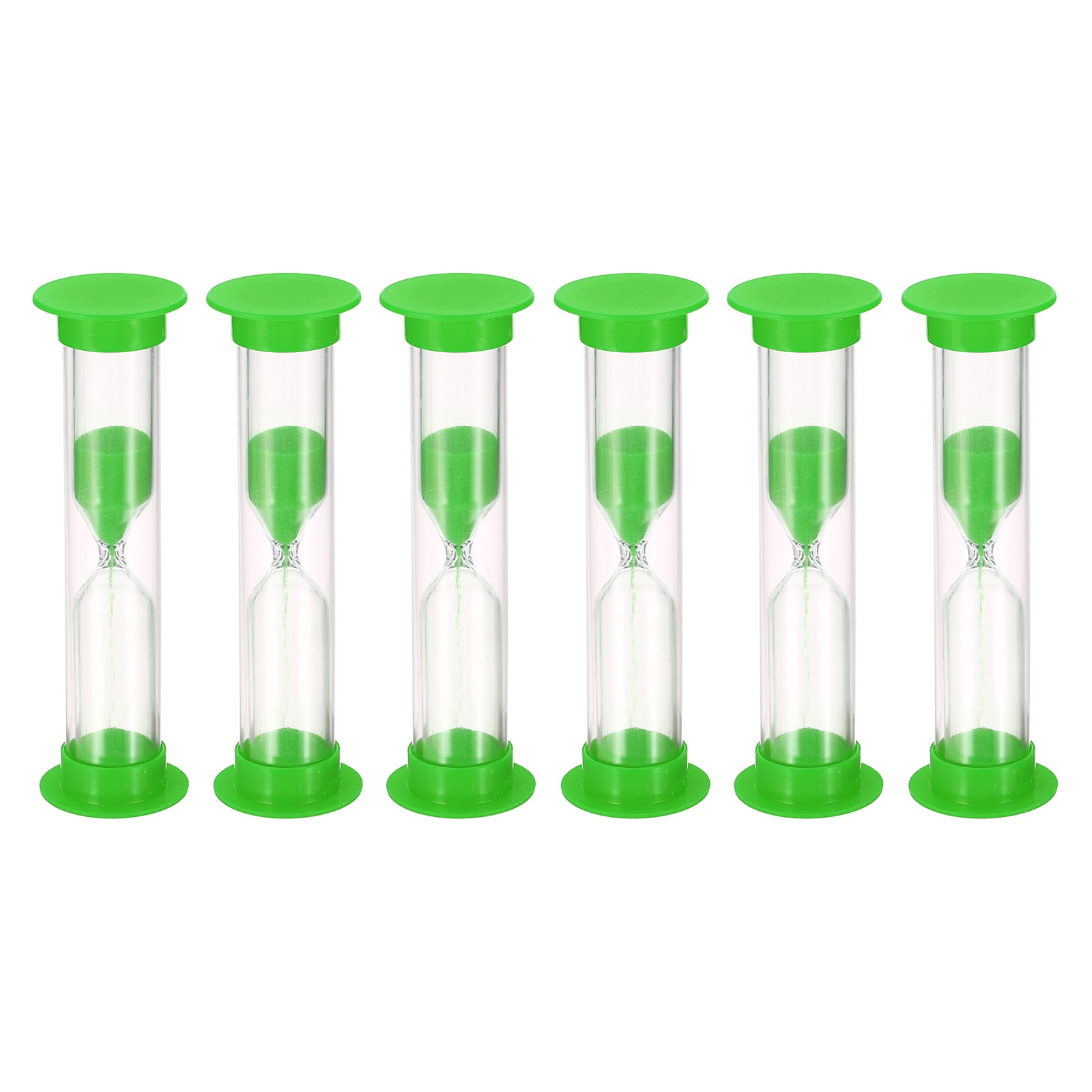 Uxcell 1 Minute Sand Timer, 6pack Small Sandy Clock, Count Down Sand ...