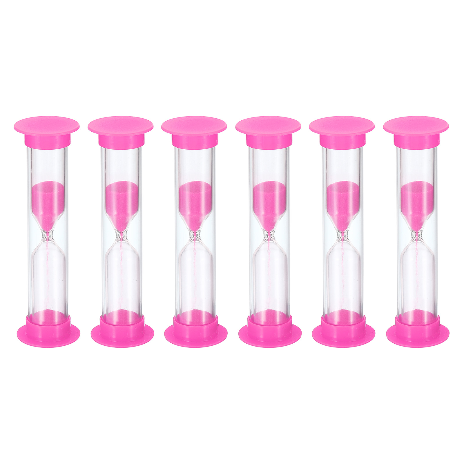 Uxcell 1 Minute Sand Timer, 6pack Small Sandy Clock, Count Down Sand ...