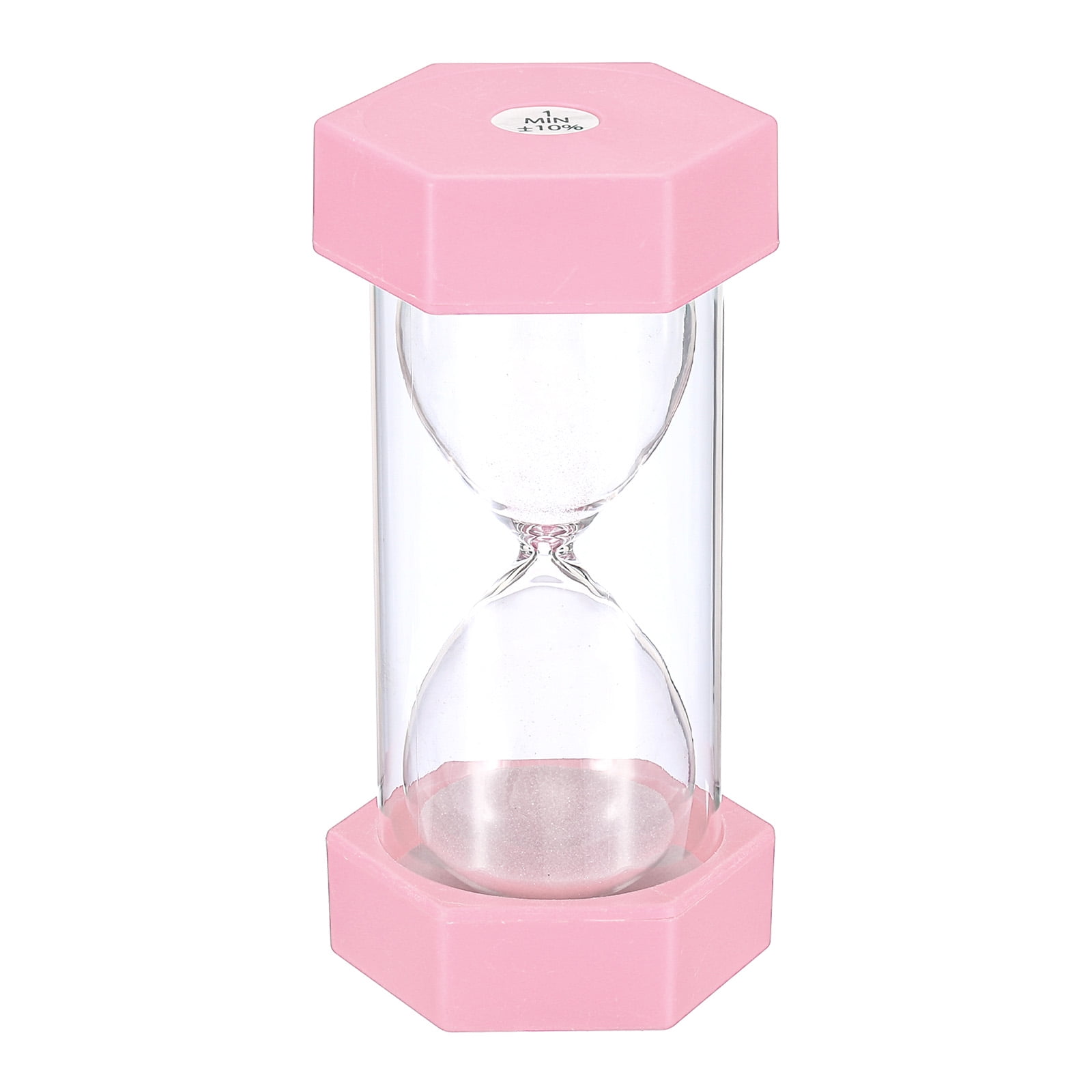 Uxcell 1 Minute Sand Timer, Hexagon Small Sandy Clock, Count Down Sand ...