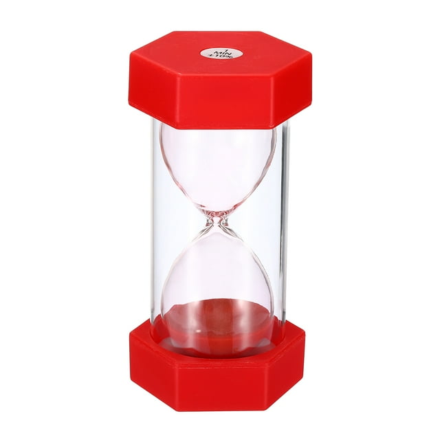Uxcell 1 Minute Sand Timer, Hexagon Small Sandy Clock, Count Down Sand ...