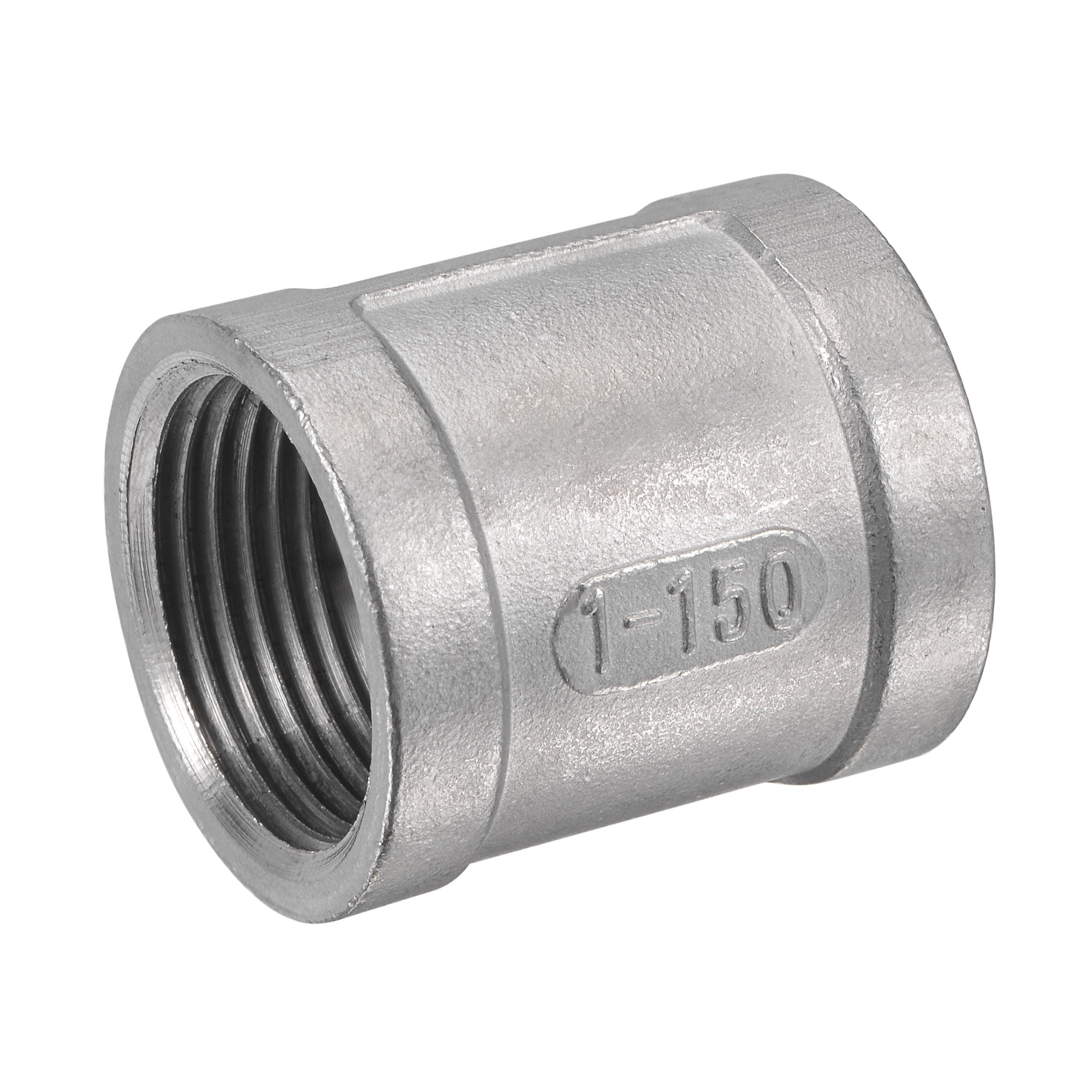Uxcell 1 NPT Female Thread Straight Pipe Fitting Connector 304 ...