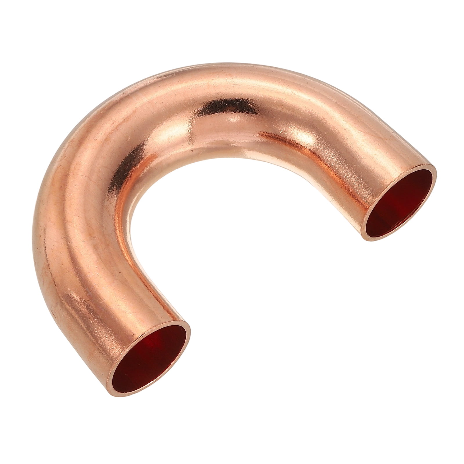 Uxcell Elbow Copper Pipe Fitting, 180 Degree Bend Welding Sweat Solder ...