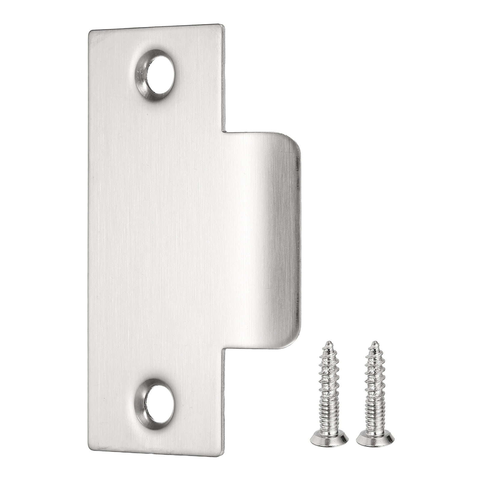 Uxcell 1 PCS Door Edge Hole Filler Plate, 70.2mm x 28.2mm Stainless ...