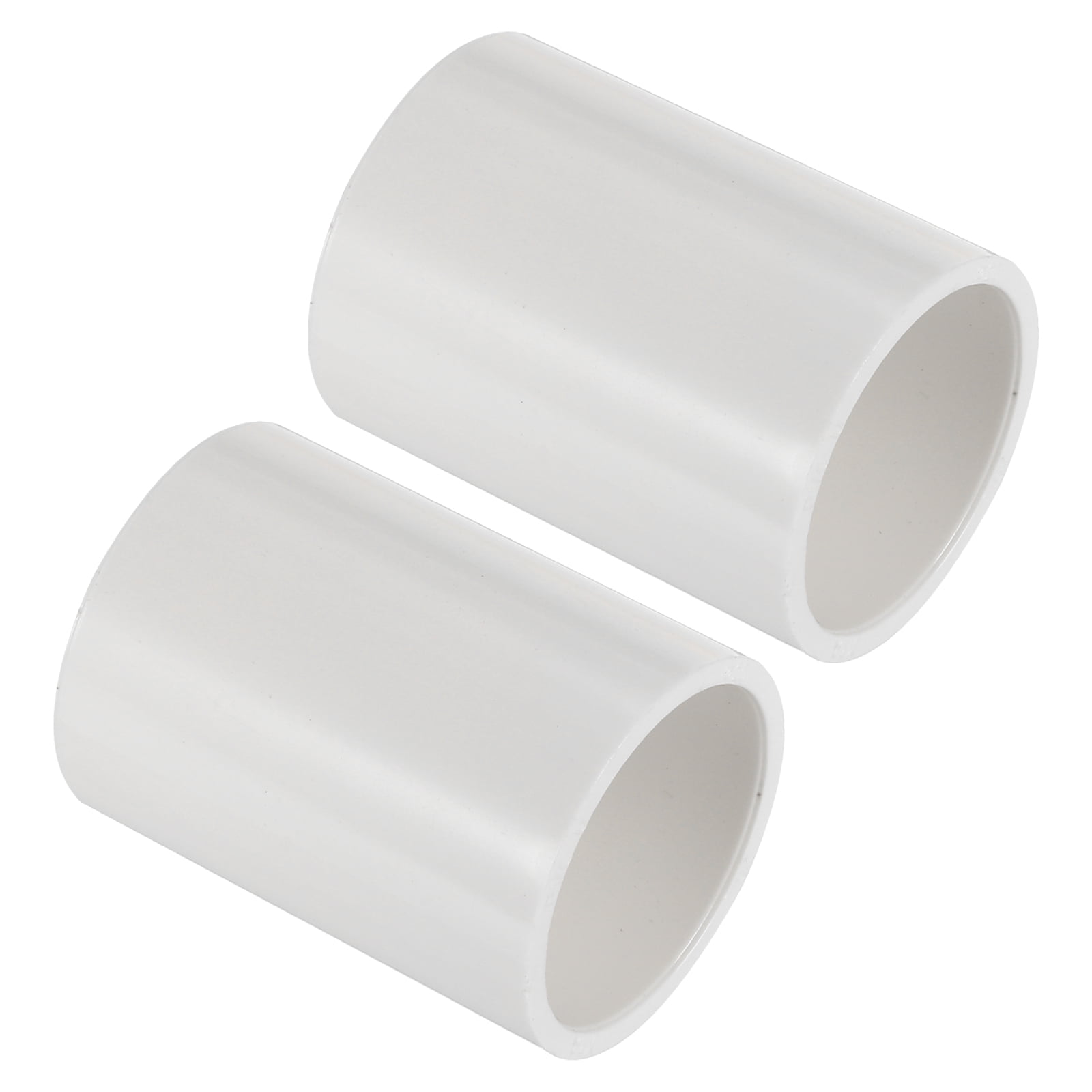Uxcell 1" PVC Pipe Fitting Coupling Adapter 2 Pack Straight Pipe Slip ...