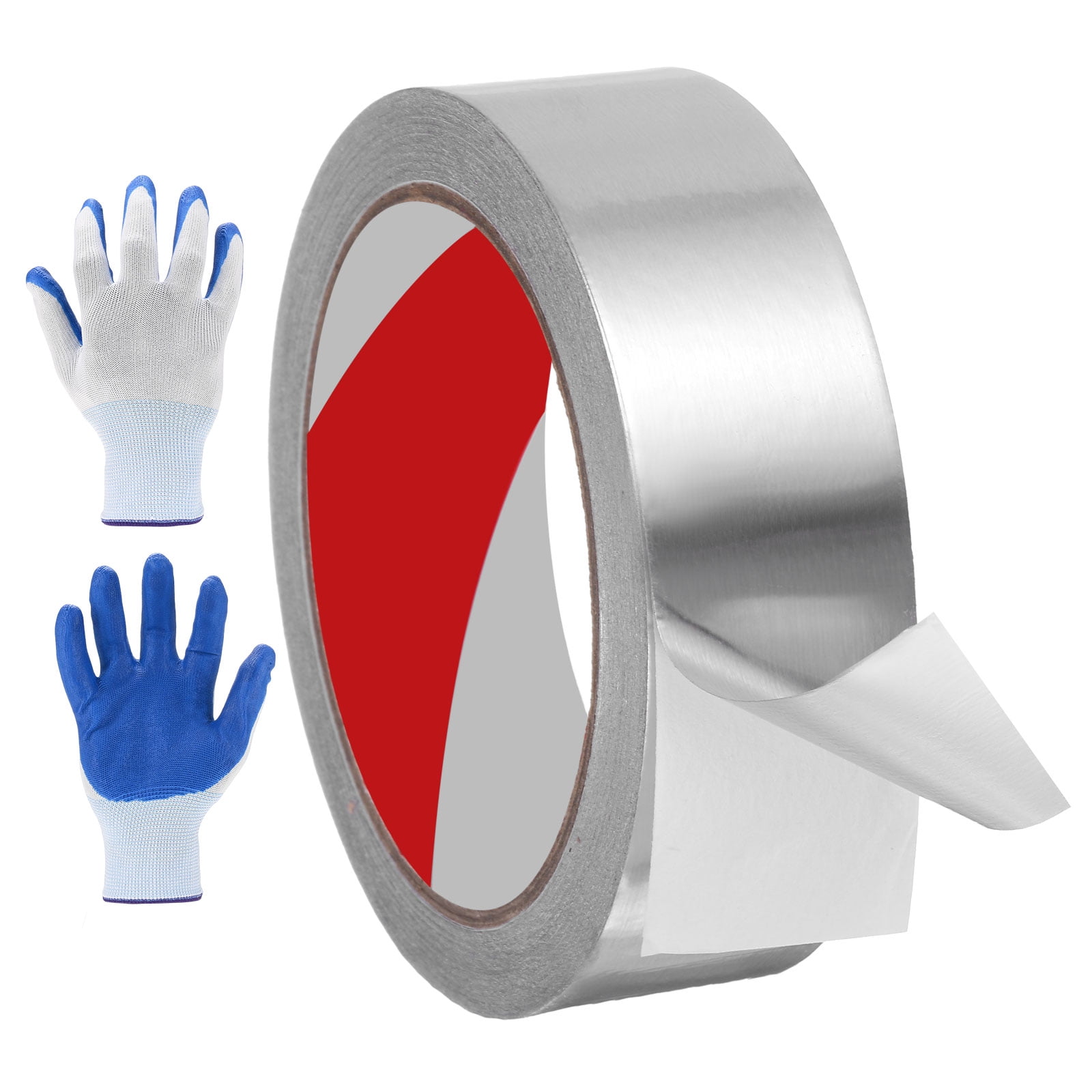 Uxcell 1 Pack 0.08mm PET Aluminum Foil Tape, 66 ft x 1.2 Inch Heavy ...