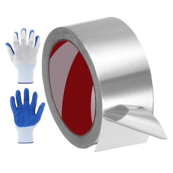 Uxcell 1 Pack 0.08mm PET Aluminum Foil Tape, 66 ft x 2 Inch Heavy Duty ...