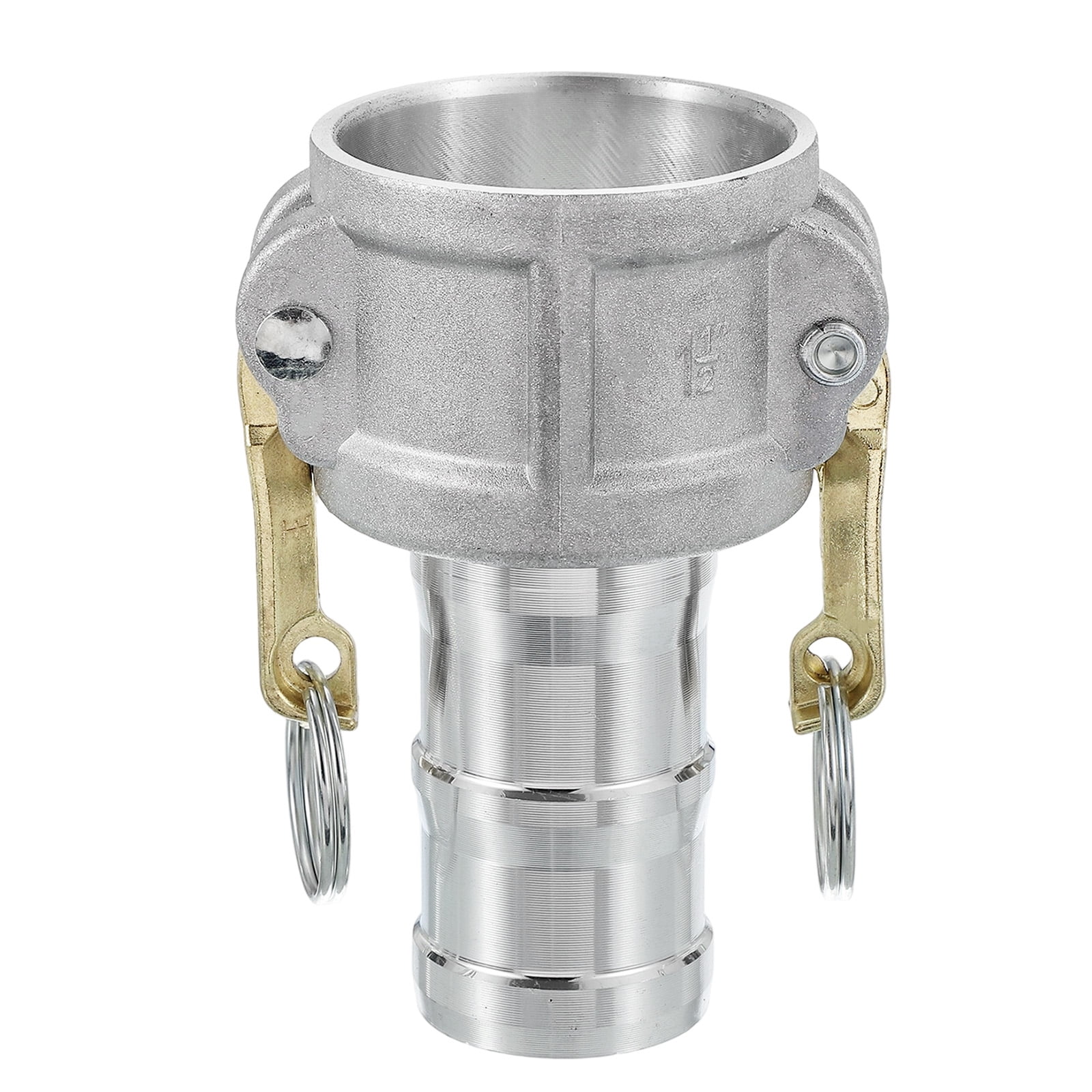 Uxcell 1 Pack 1.5" Aluminum Cam Lock Fittings - Male Adapter x Female ...