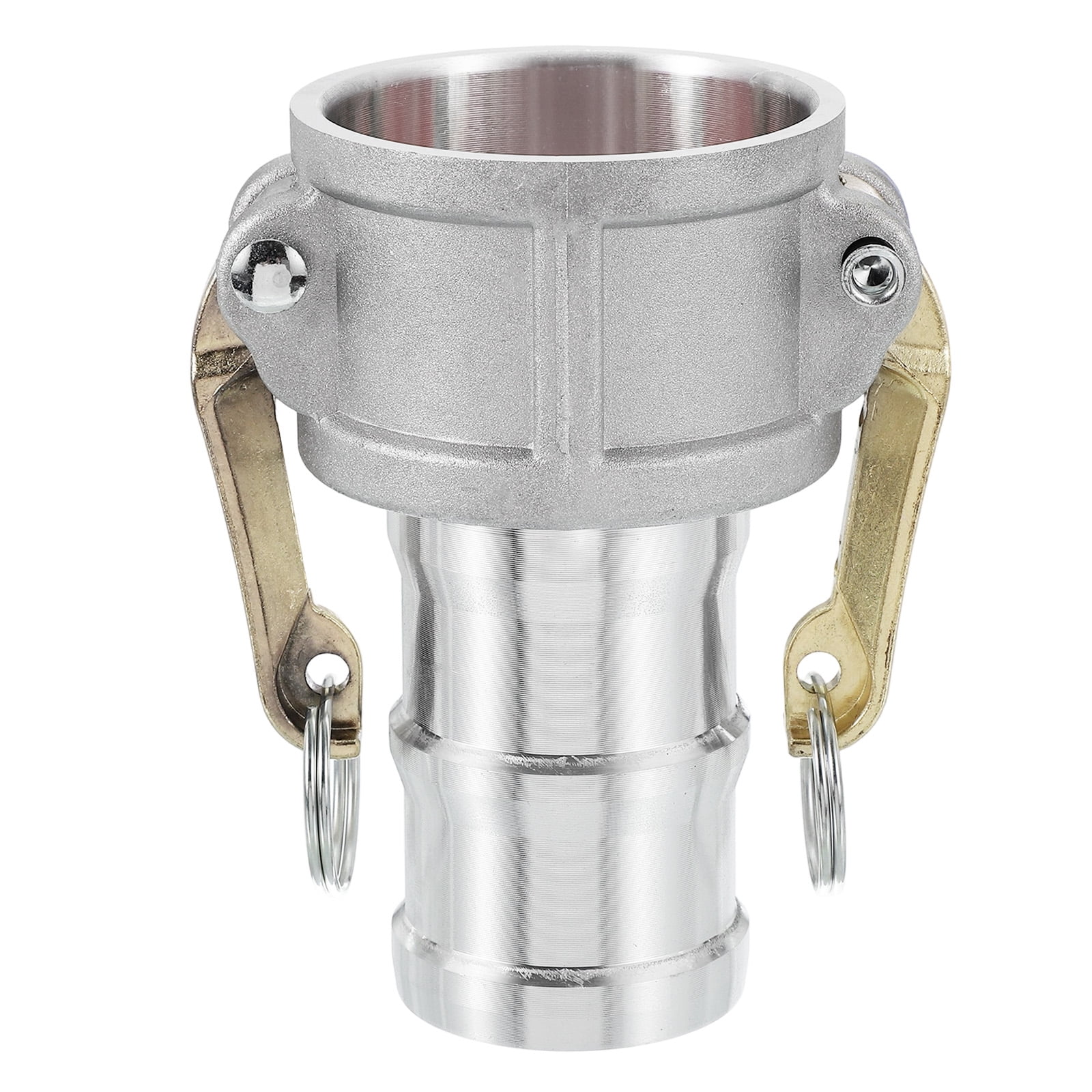 Uxcell 1 Pack 2" Aluminum Cam Lock Fittings - Male Adapter x Female NPT Thread, Quick Disconnect ...